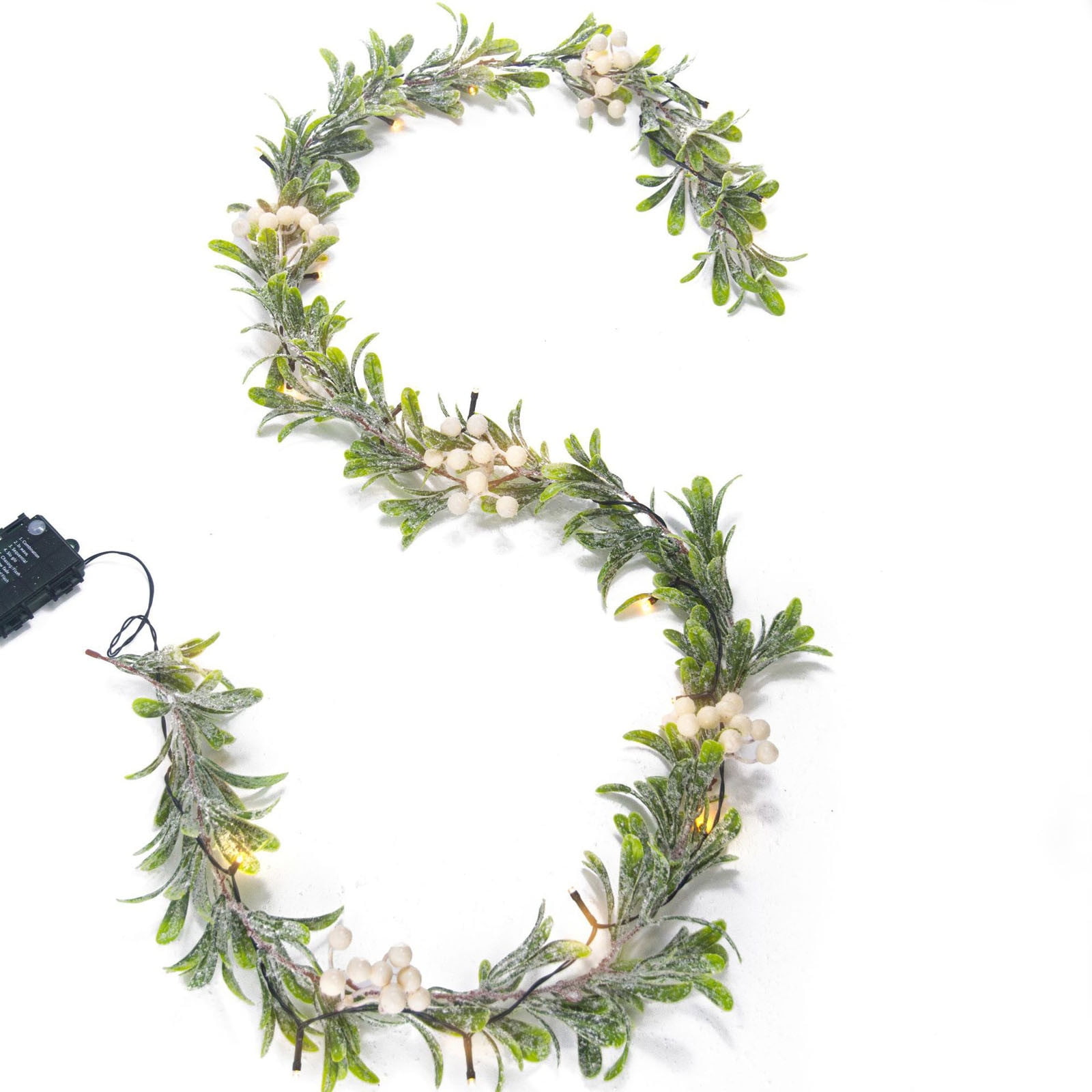 Wadada 6ft Artificial Christmas Garland, Real Touch Norfolk Pine ...