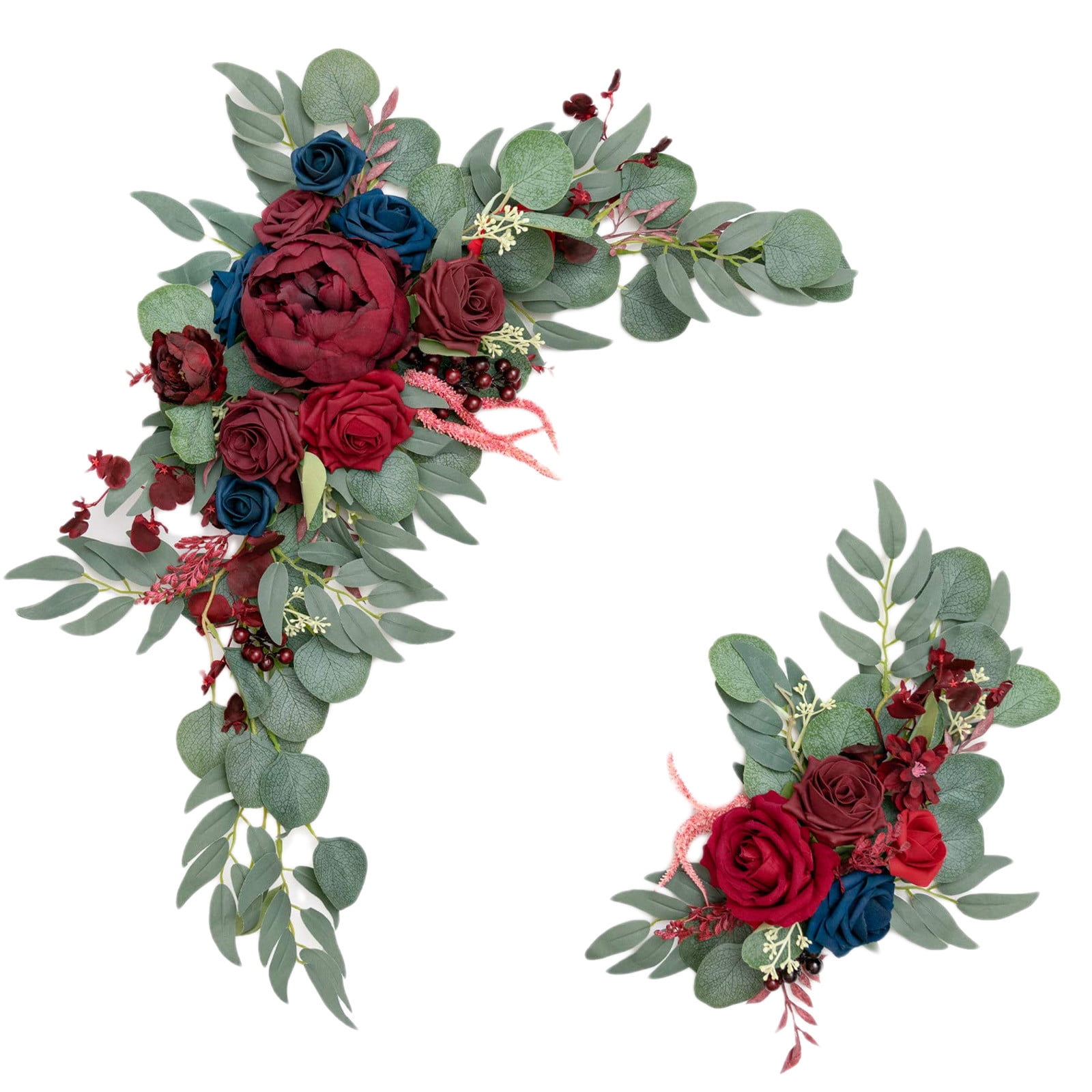 Wadada Artificial Flower Swag Wedding Arch Decor, Rose Wedding Arch ...