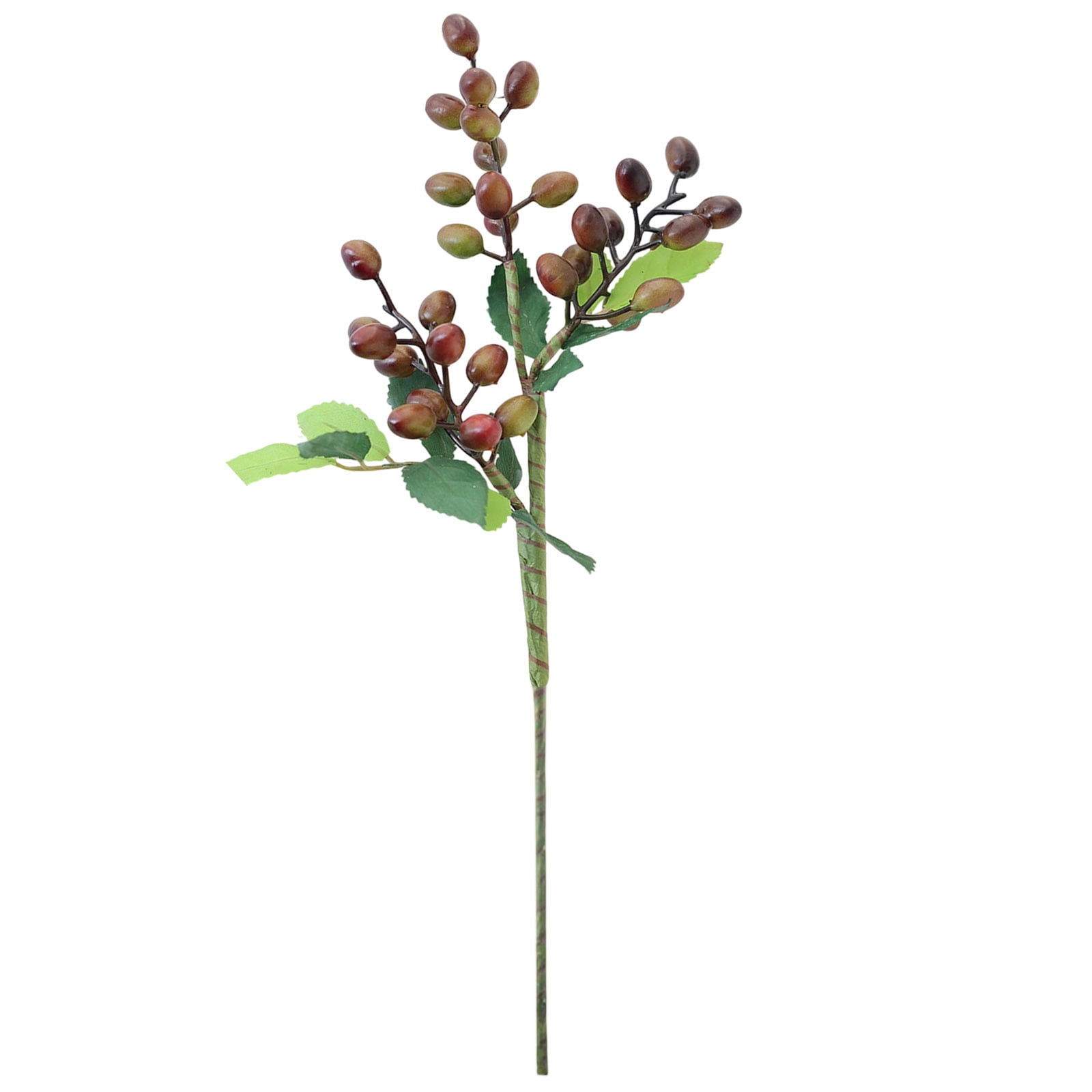 Wadada Artificial Greenery Faux Olive Berry Stems Fake Berries Branches ...