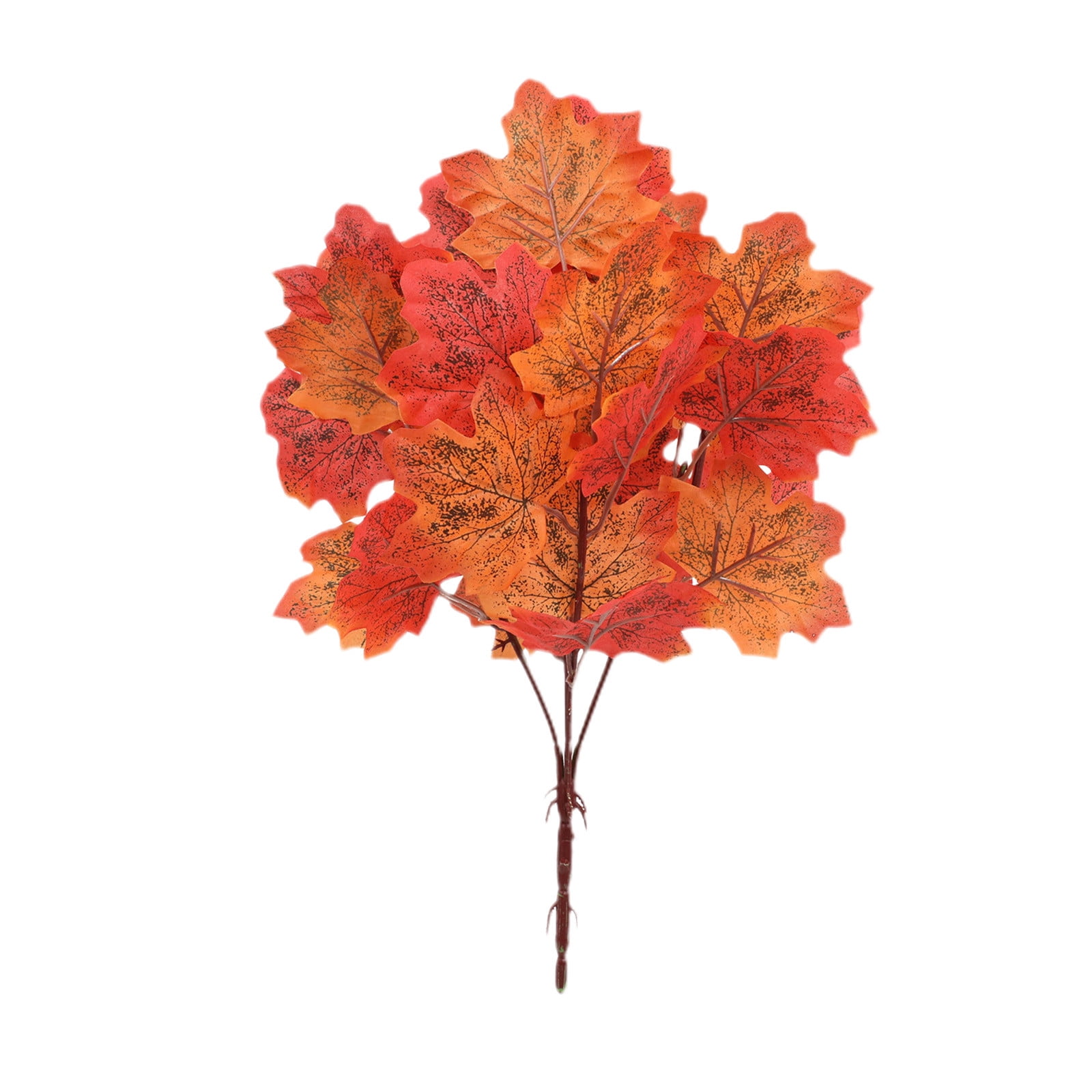 Wadada Artificial Maple Leaves Branches, Fake Fall Maple Shrubs ...