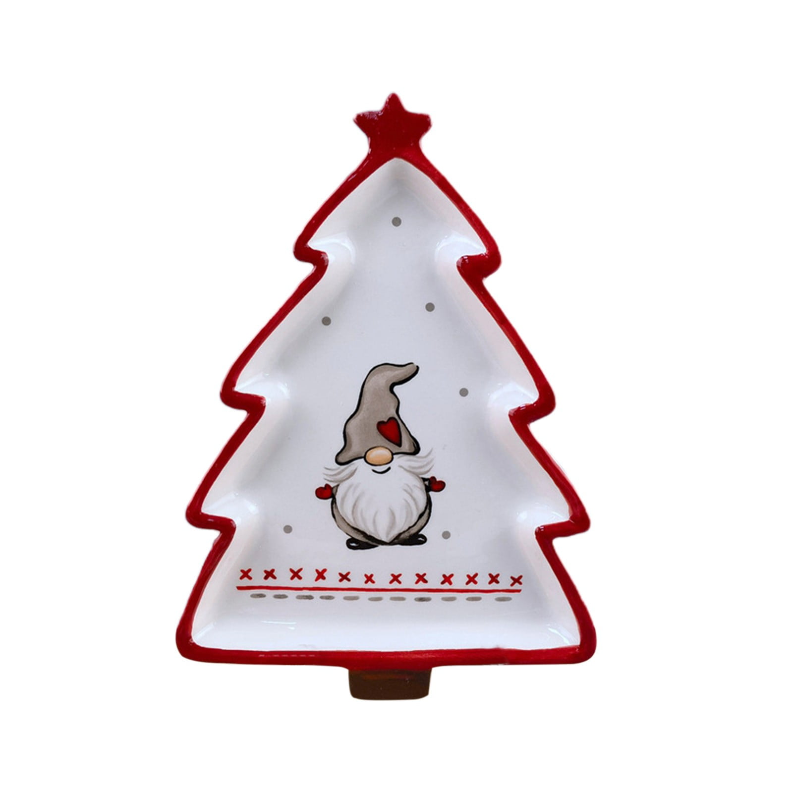 Wadada Ceramic Christmas Serving Platter Christmas tree Style Christmas ...