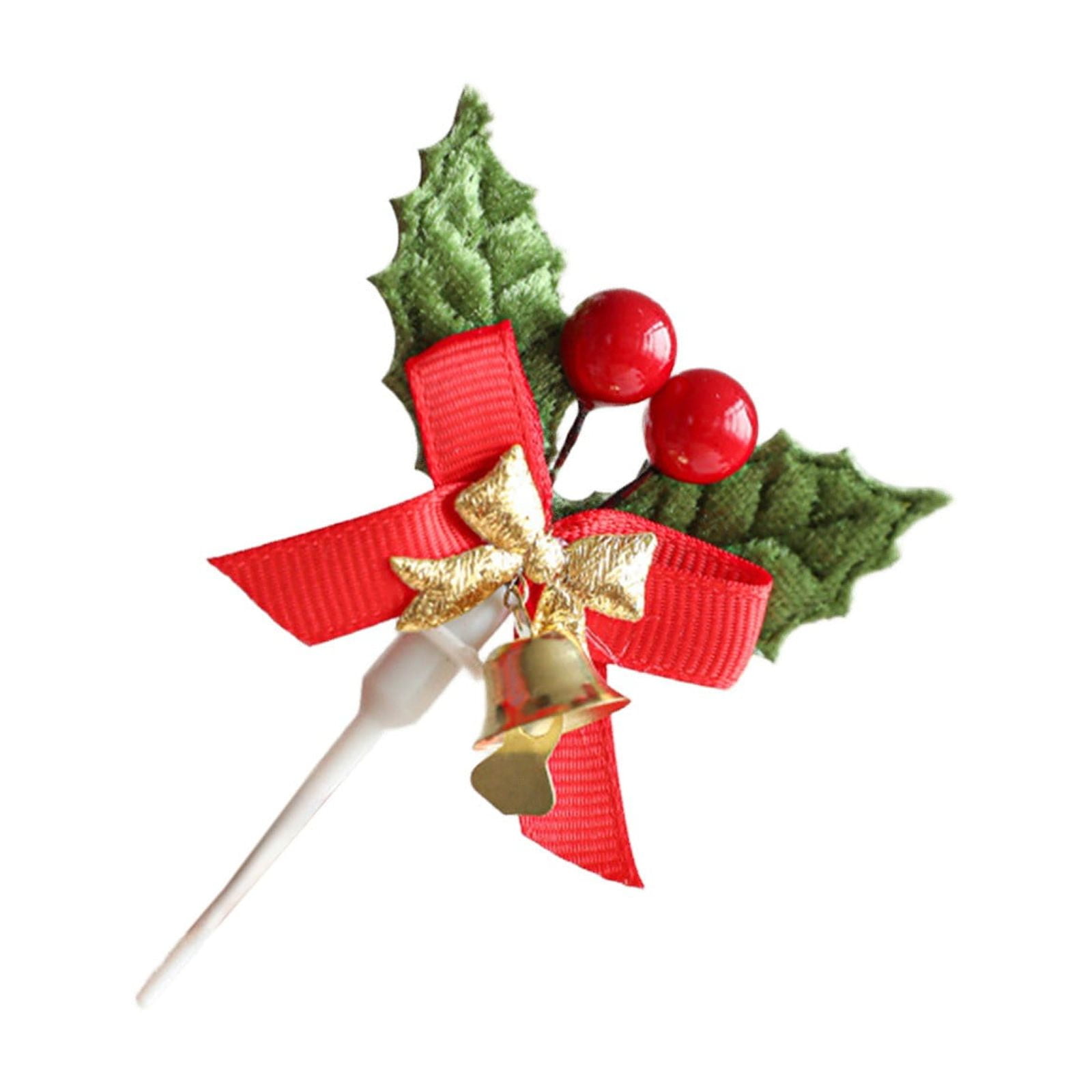 Wadada Christmas Cake Decorations Xmas Cake Toppers Santa Deer Star