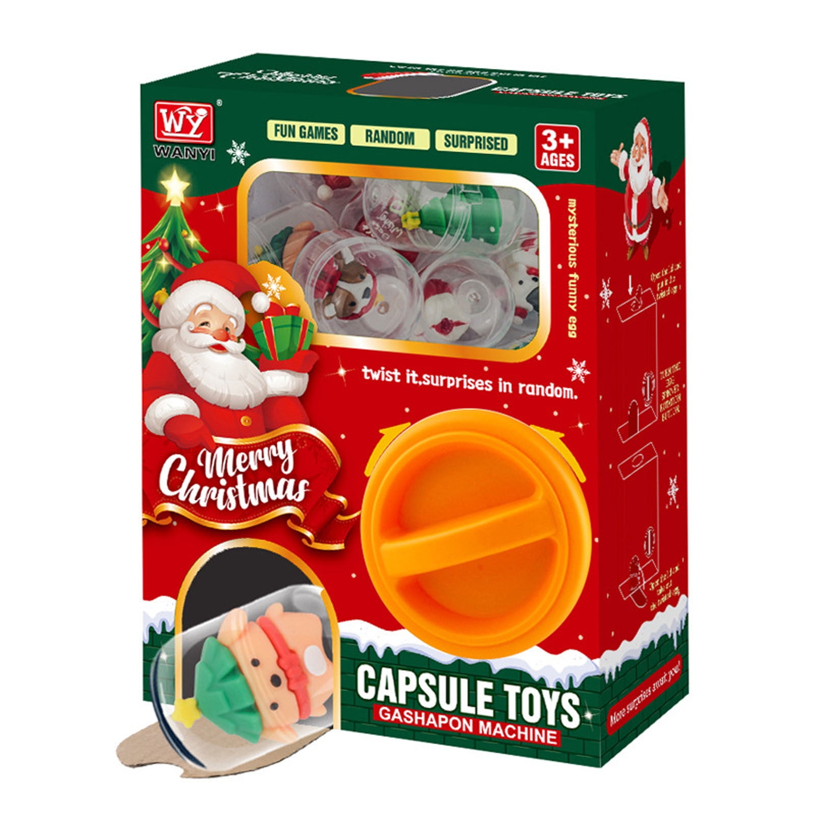 Wadada Christmas Mini Vending Machine, Egg Claw Machine for Kids, Claw ...