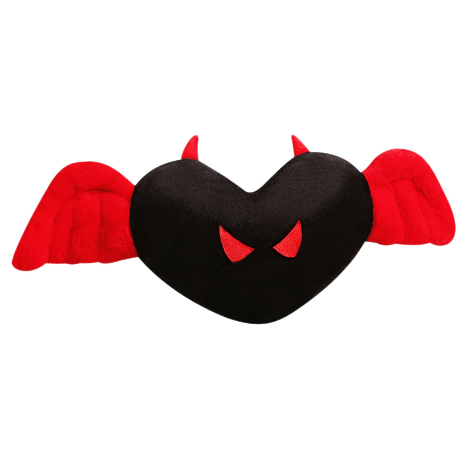 Wadada Cute Ghost Plush Pillow, Plush Heart Shaped Pillow with Angel ...