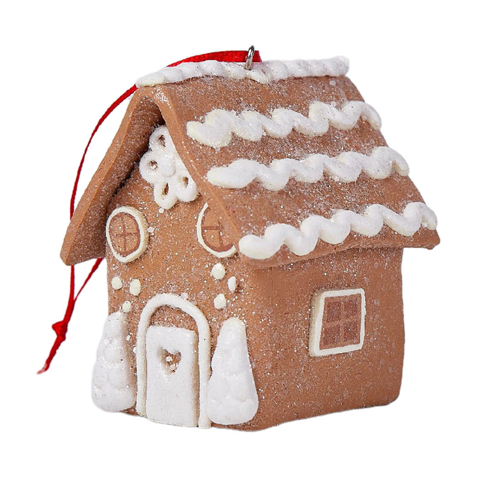 Wadada Gingerbread House Ornaments Holiday Christmas Tree Ornament Set ...