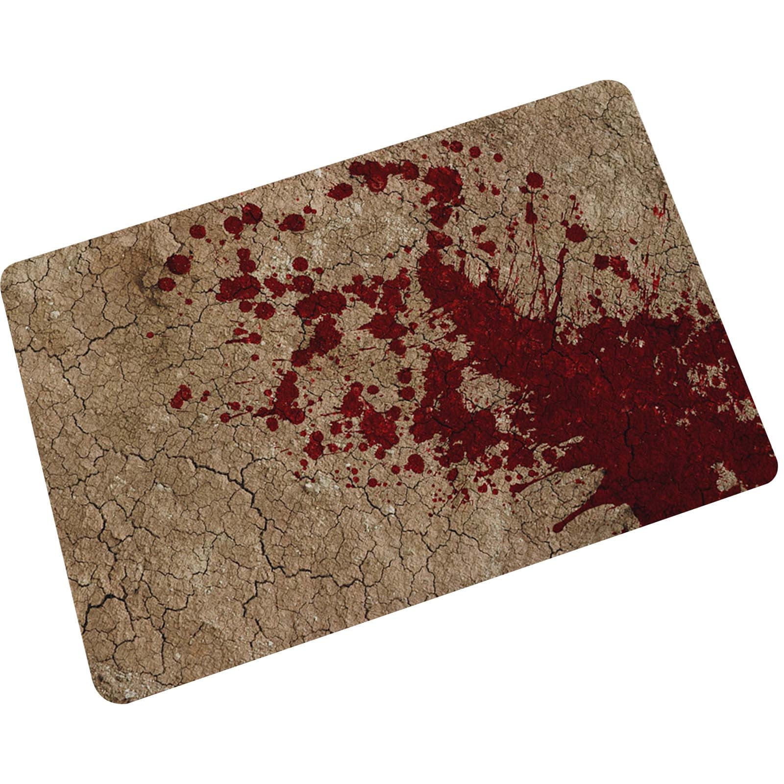Wadada Halloween Bath Mat Horror Bloody Hands Shadow Red Blood ...