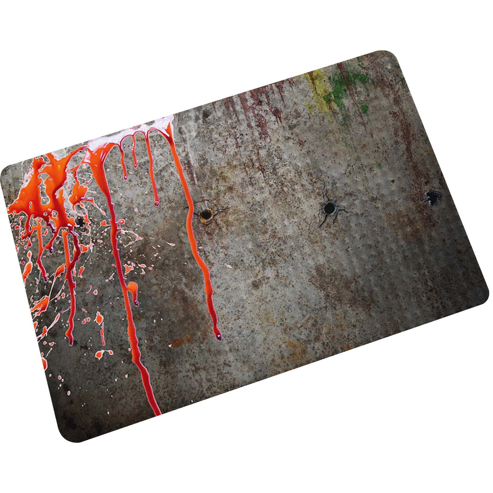 Wadada Halloween Bath Mat Horror Bloody Hands Shadow Red Blood ...