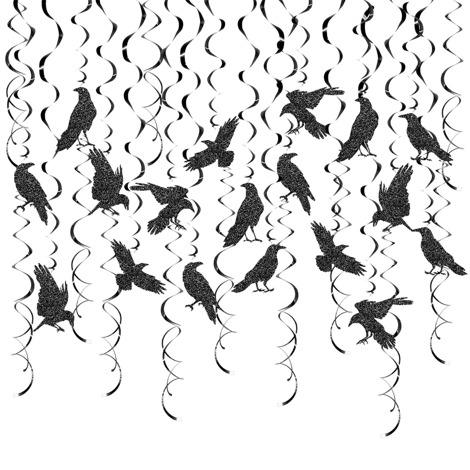 Wadada Halloween Crows Decorations Honeycomb Paper, Cutouts Halloween ...