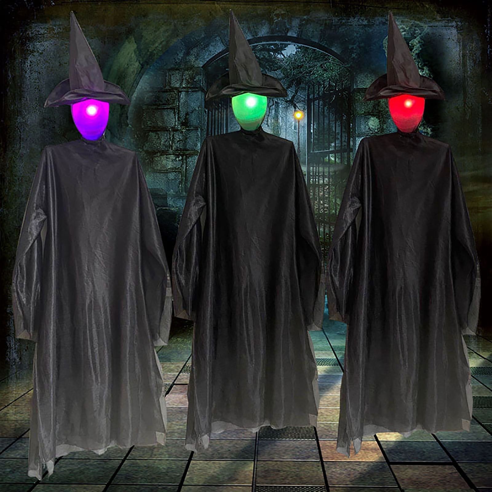 Wadada Halloween Decorations Outdoor - Large Light Up Holding Hands ...