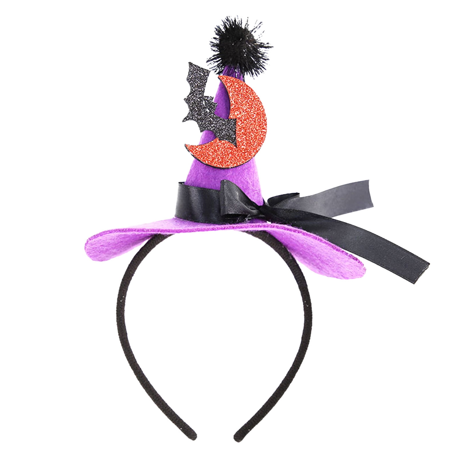 Wadada Halloween Headbands, Head Boppers with Witches Hat Pumpkin ...