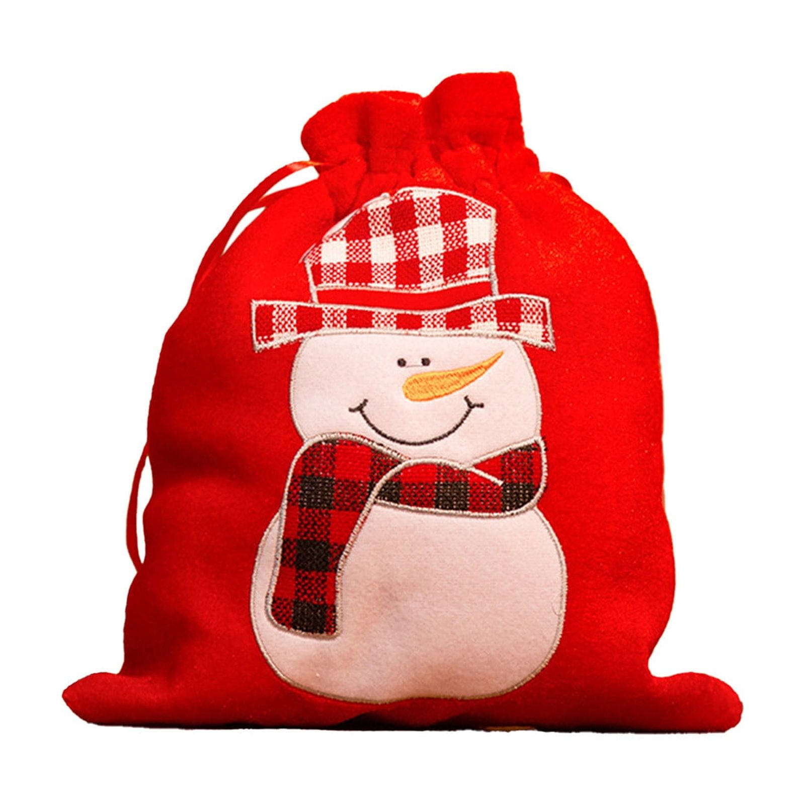 Wadada Large Christmas Gift Bags Drawstring Santa Claus Sack Treat Bags ...