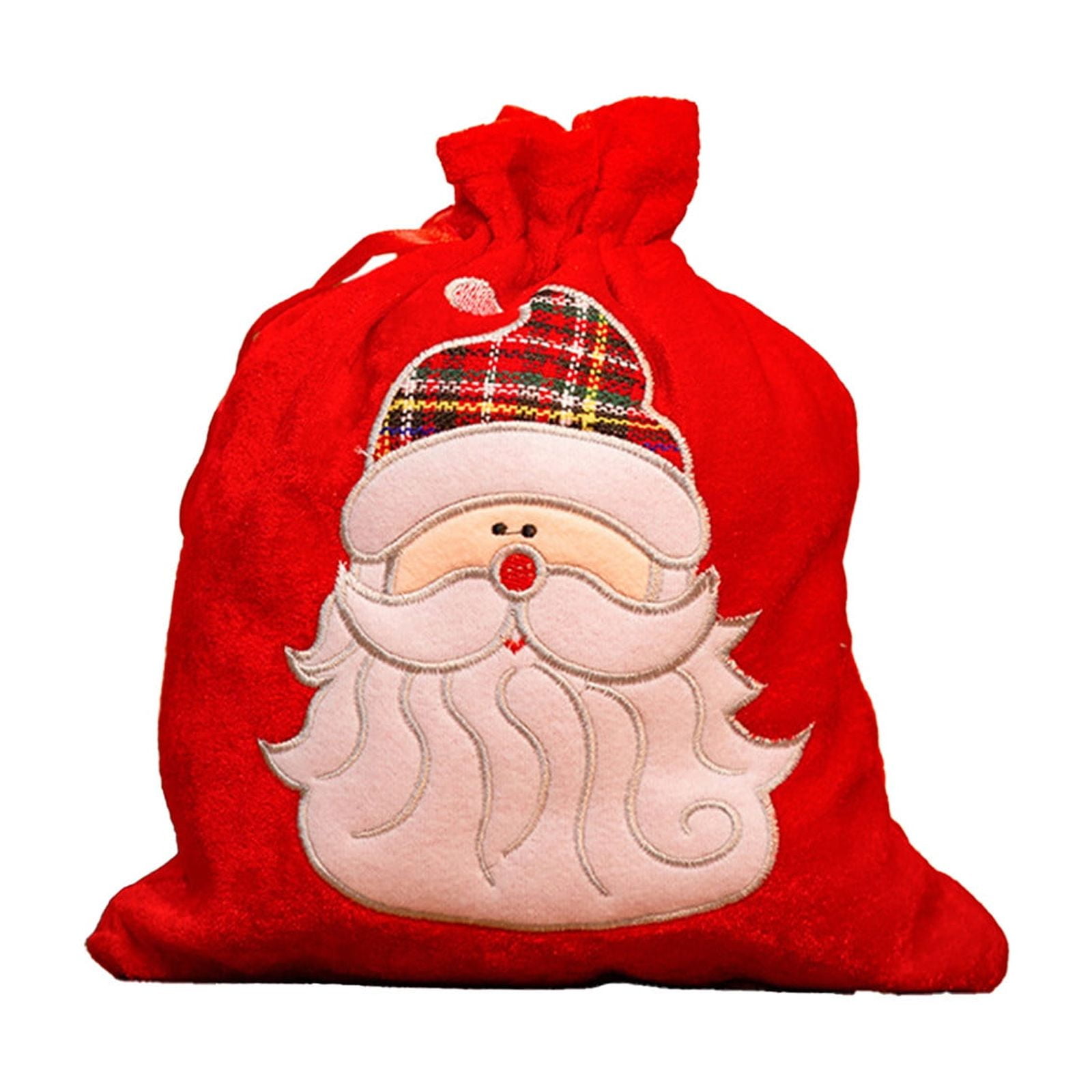 Wadada Large Christmas Gift Bags Drawstring Santa Claus Sack Treat Bags ...