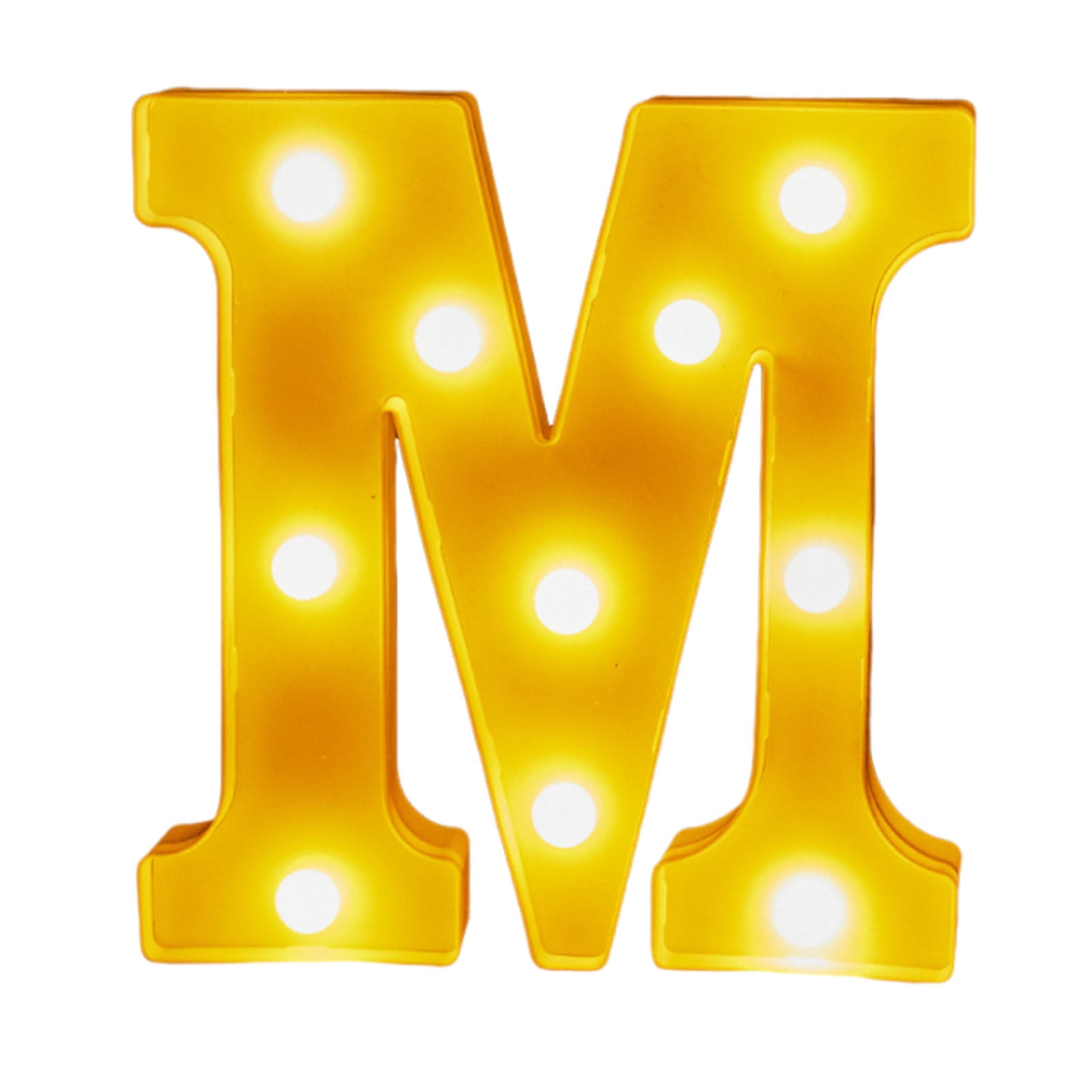 Wadada Light Up Letters M, Happy Birthday Light Up Sign,Lighted Letters ...