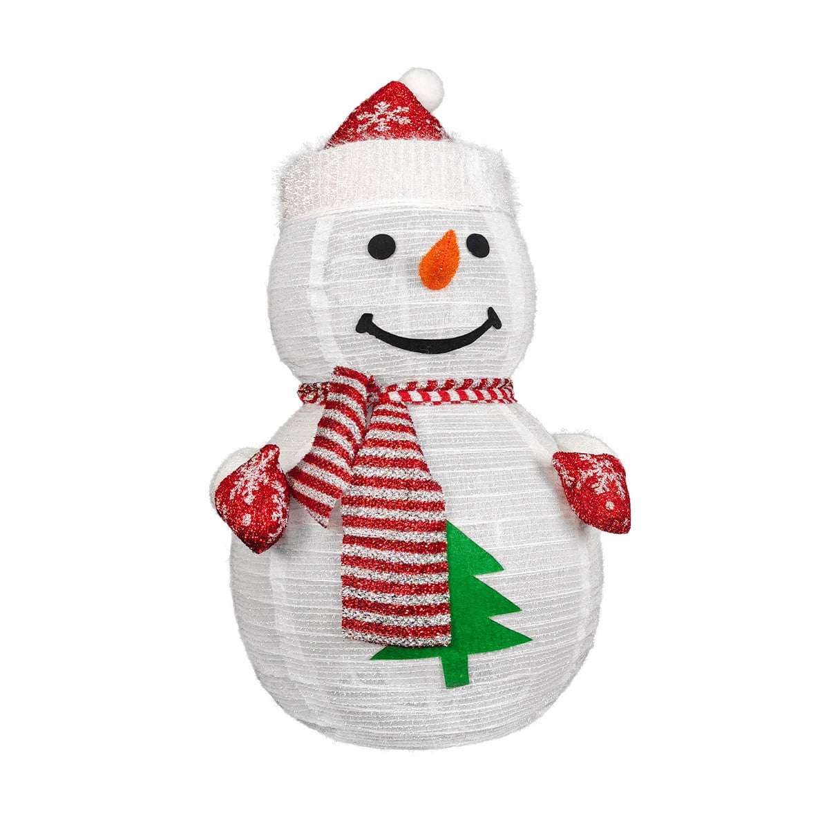 Wadada Lighted Christmas Snowman Decorations, 2.3FT Outdoor 3D ...