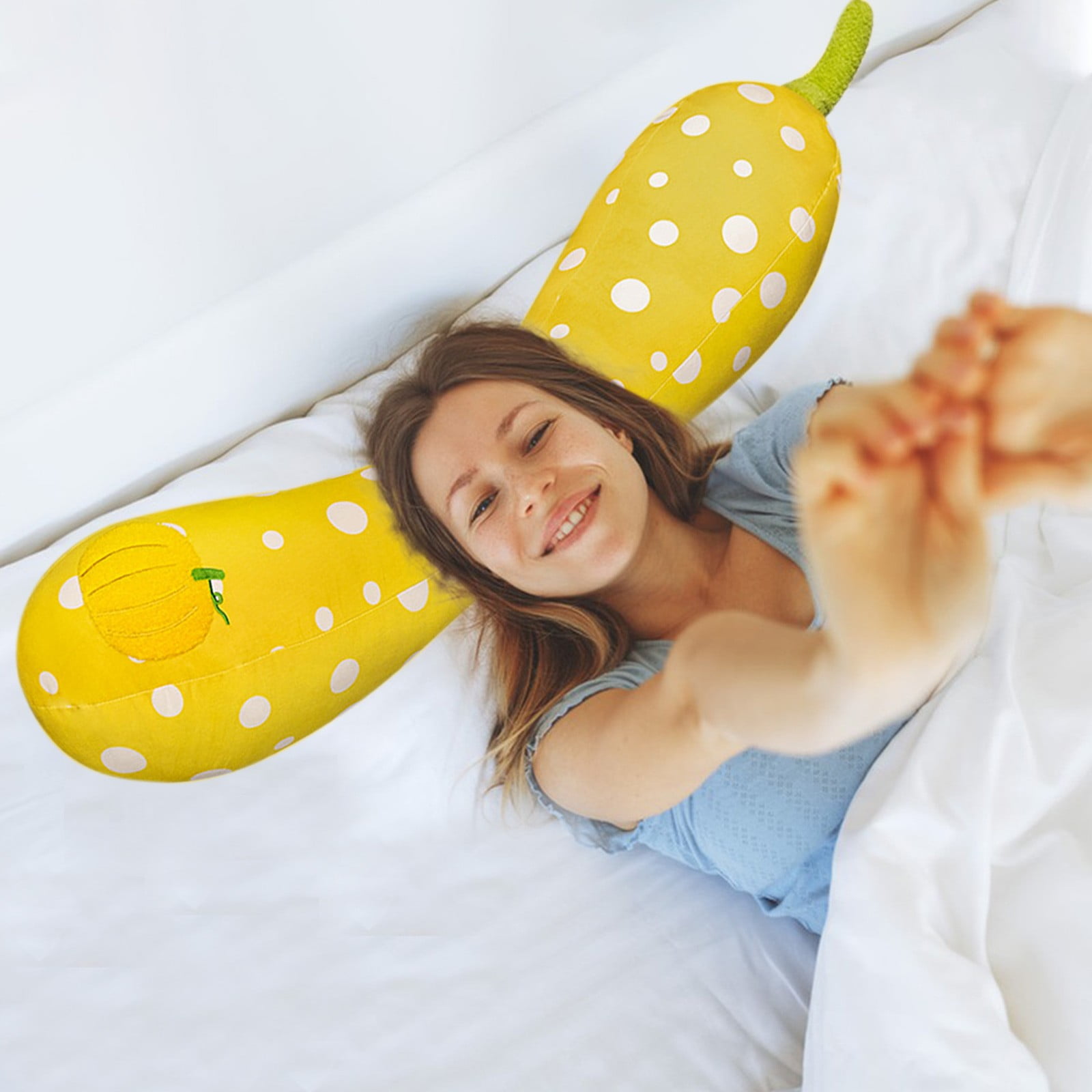 Wadada Long Plush Cute Body Pillows,Cuddle Pillow Sleeping Big Pillows ...