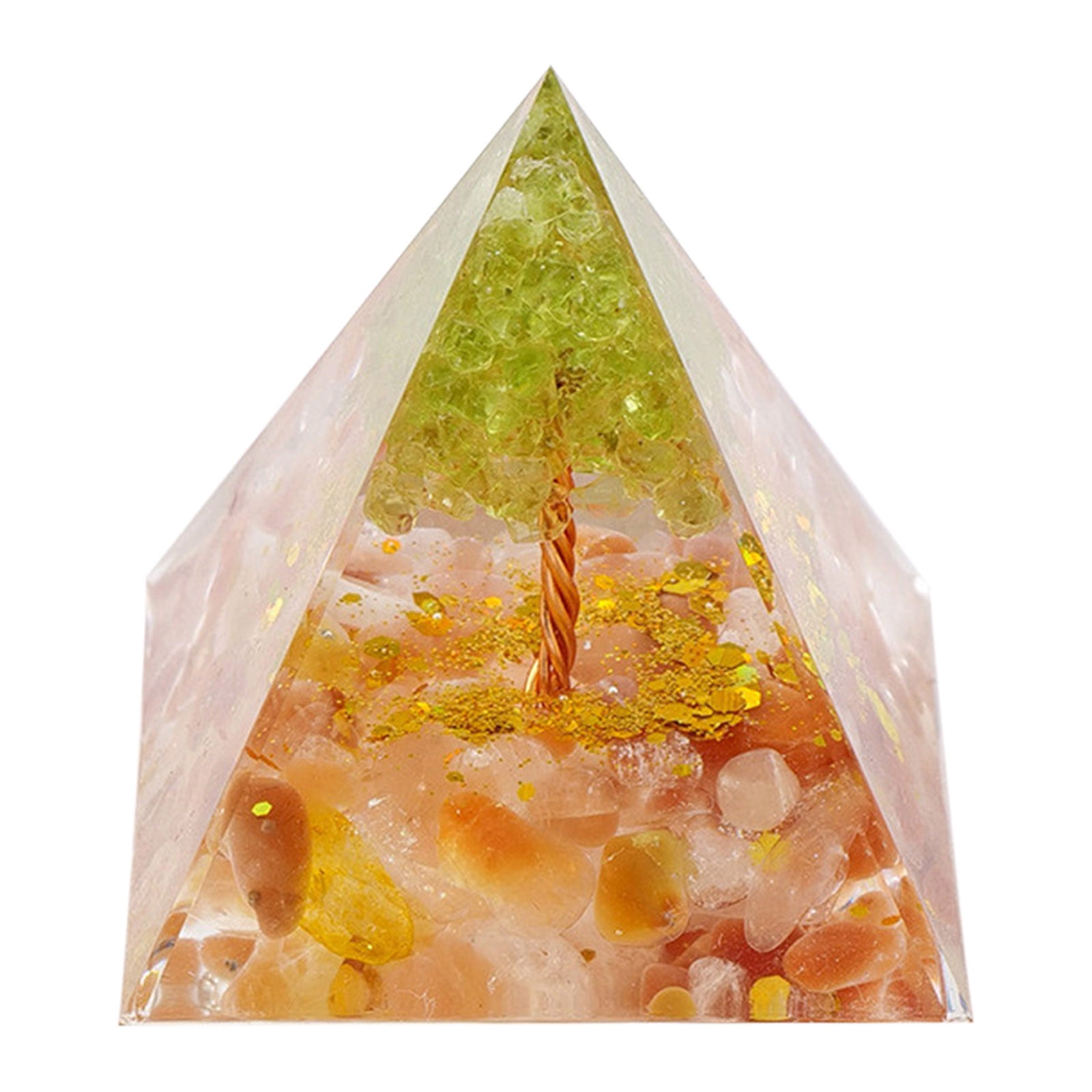 Wadada Orgone Pyramid Tree of Life, Orgonite Money Healing Crystals ...