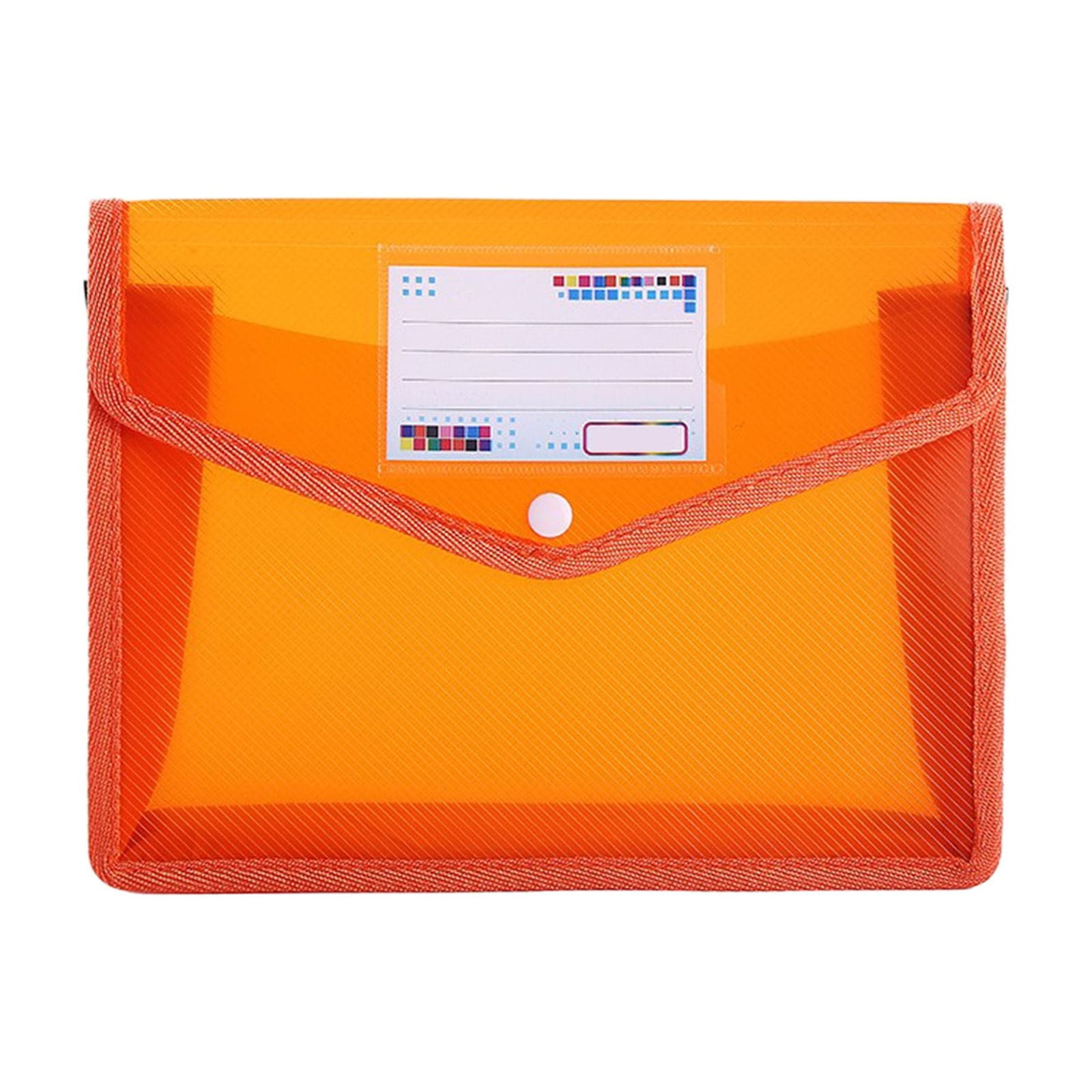 Wadada Plastic File Folder Poly Envelope Expanding File Wallet Document ...