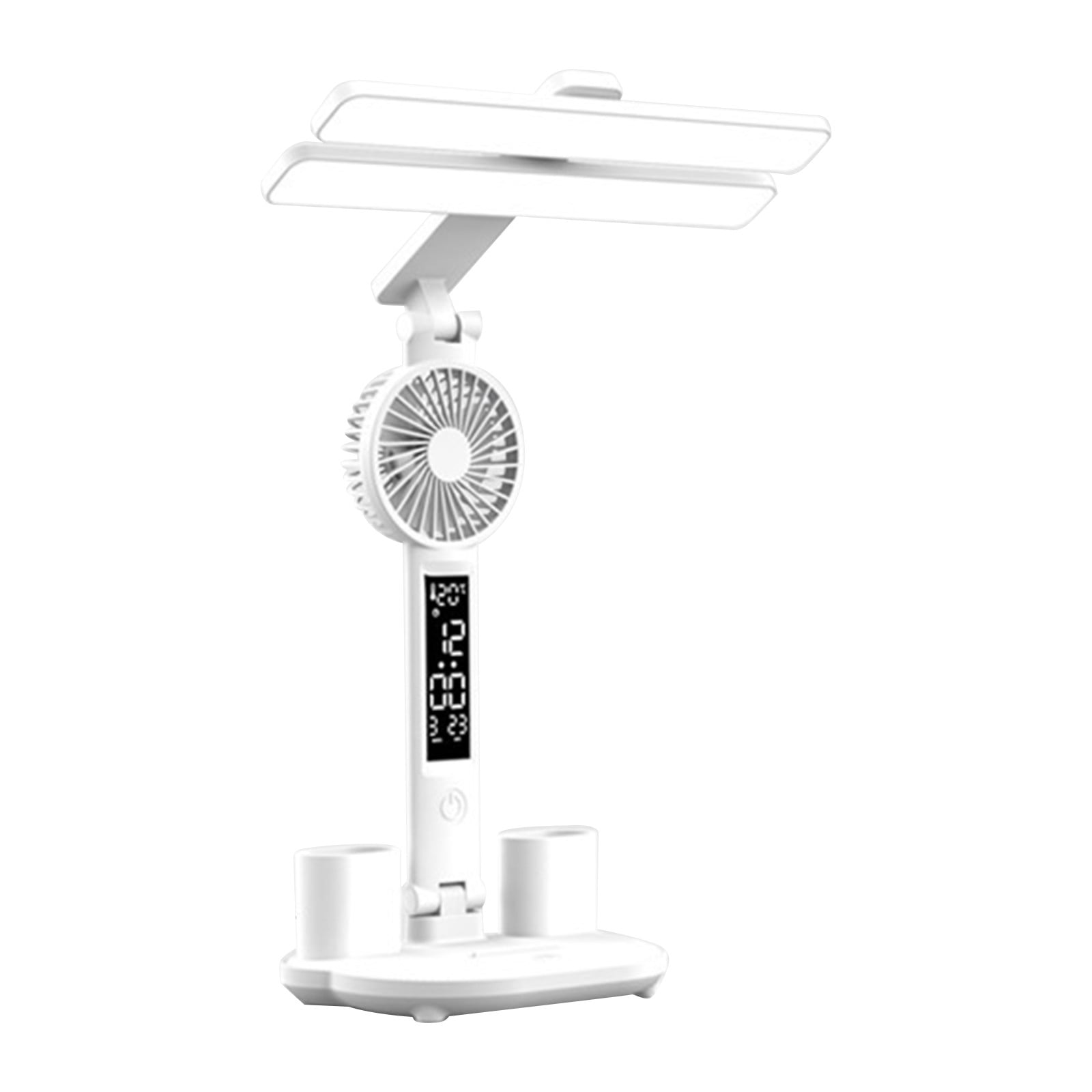 Wadada Reading Lamp Desk Lamp with Double Pen Holders, Fan, Ambient ...