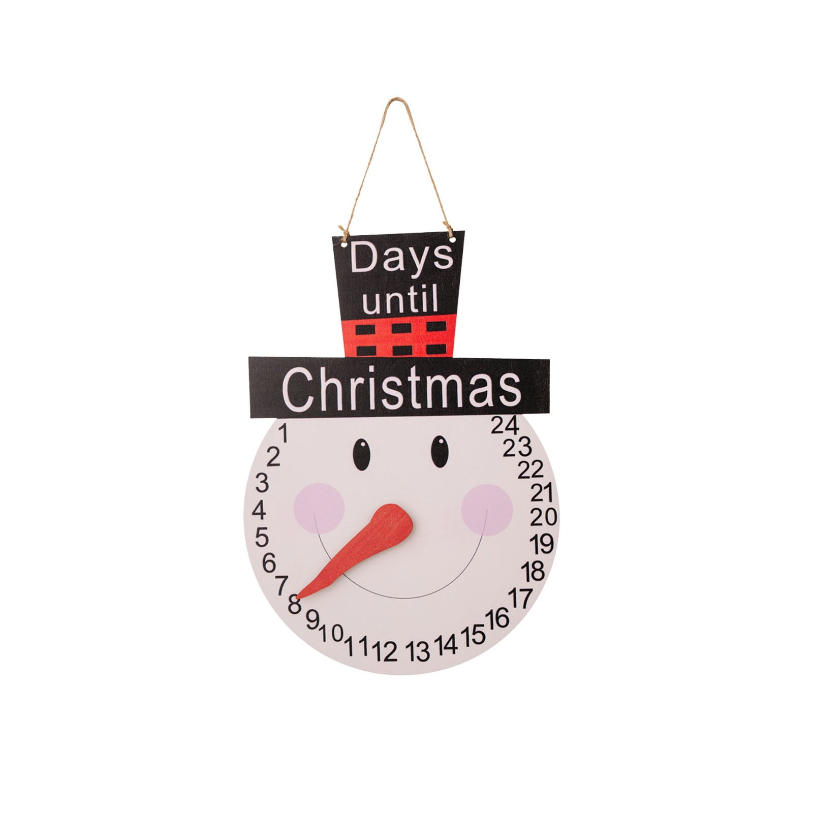 Wadada Rotating Christmas Countdown Calendar 25 Days Of Wooden ...
