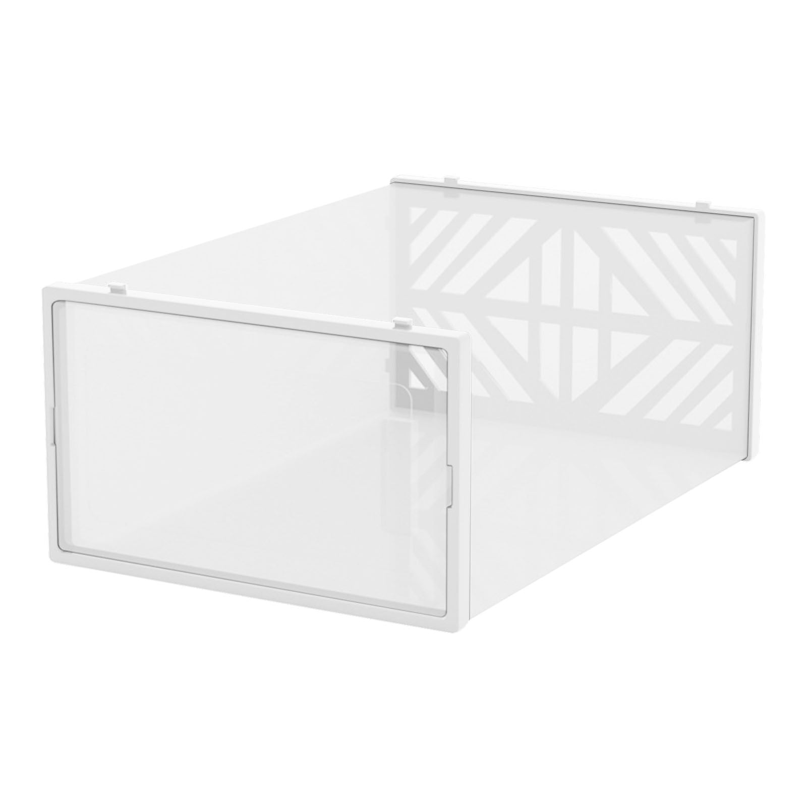 Wadada Shoe Storage Box, Clear Stackable Shoe Boxes, Plastic Shoe ...