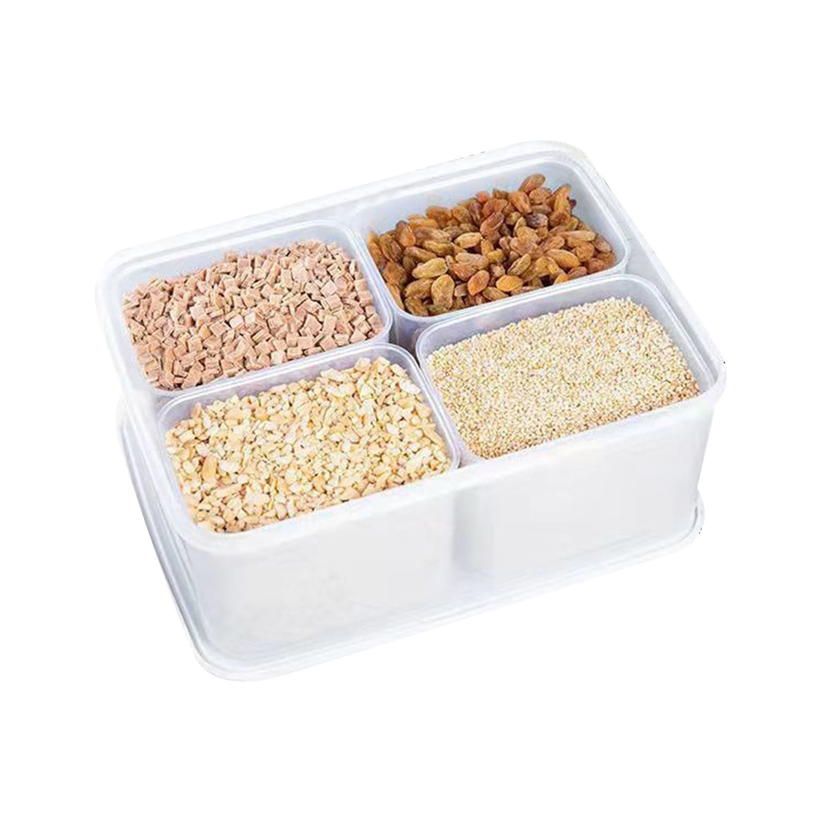 Wadada Snack Box Container,Divided Serving Rray with Lid,Portable 4 ...