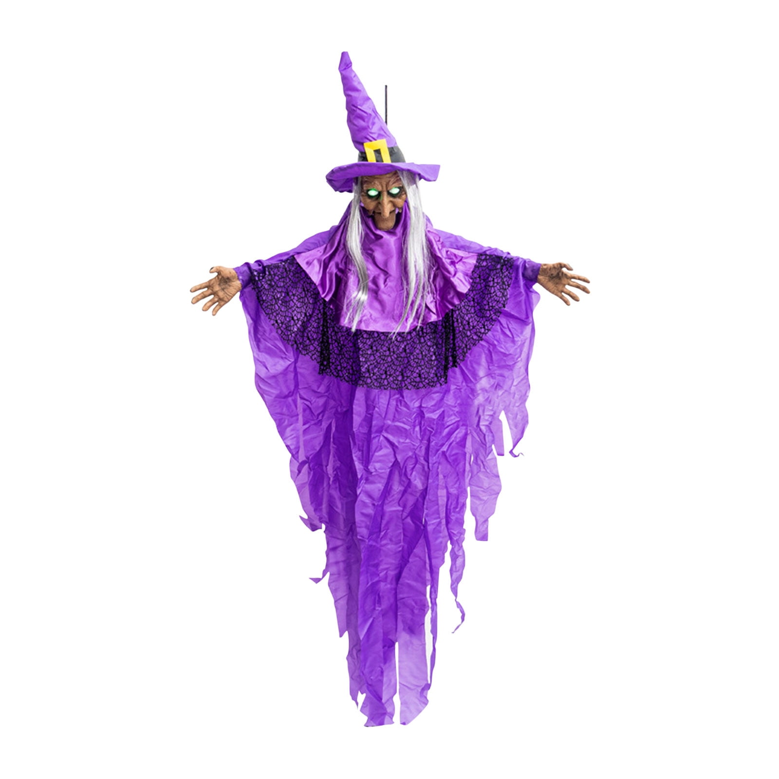 Wadada Sound Activated Move Effect Halloween Hanging Ghost Decorations ...