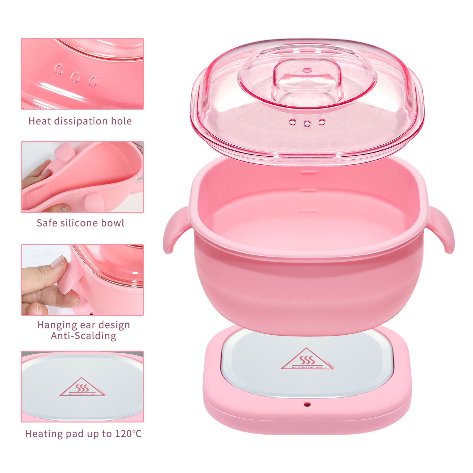 Wadada Wax Machine with Pink Digital Hair Removal Waxing for Women ...