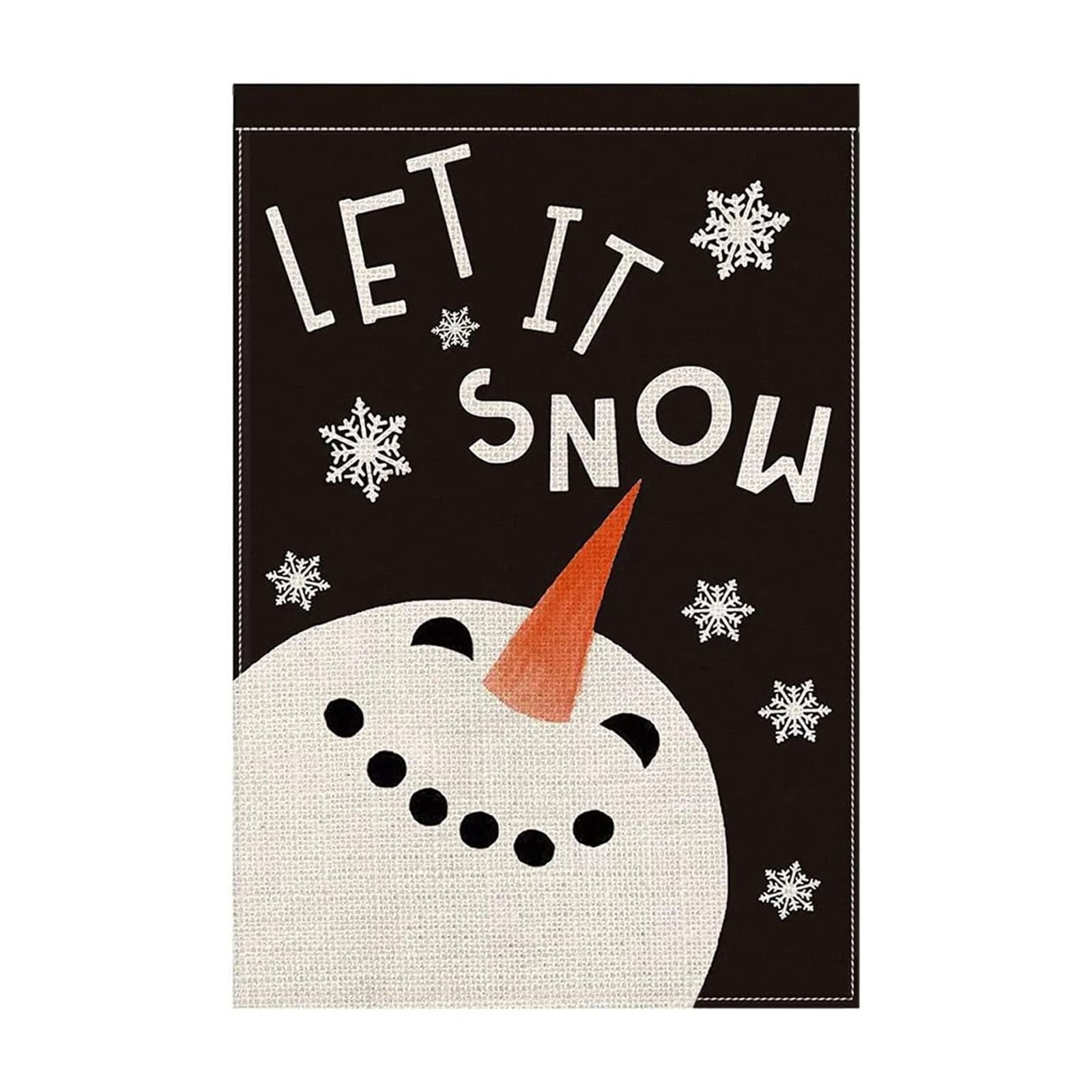 Wadada Winter Garden Flag 12x18 Inch, Double Sided Burlap Christmas ...