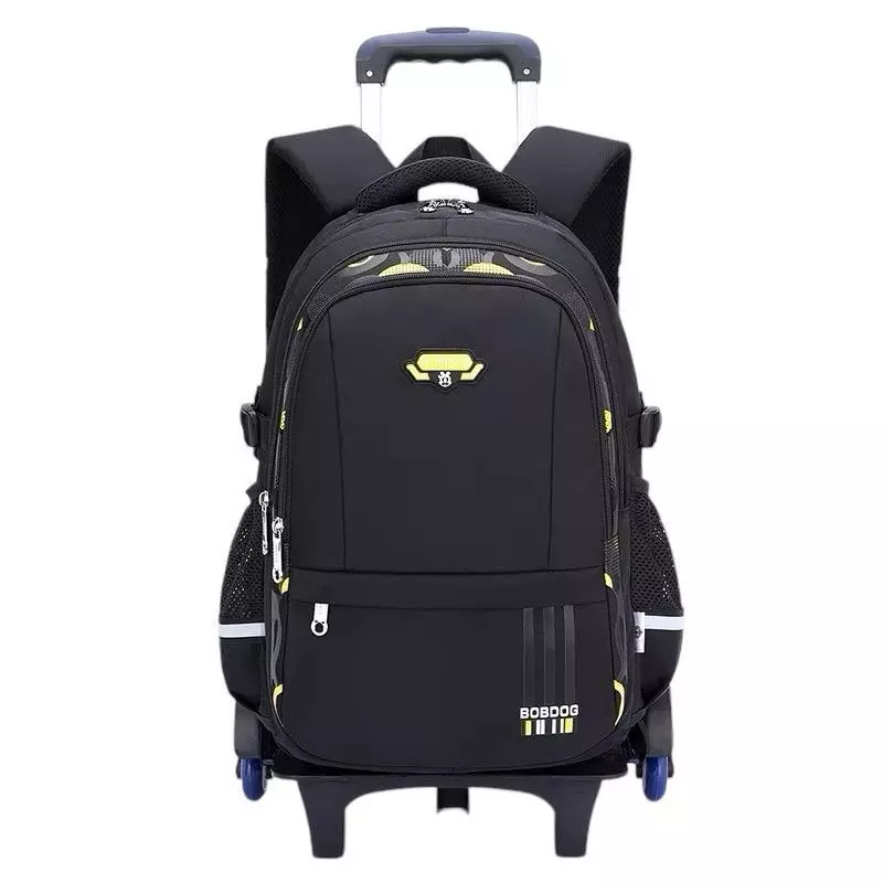 Wadan 17-inch 6-Wheels Rolling Stylish School Backpack, Shoulder ...