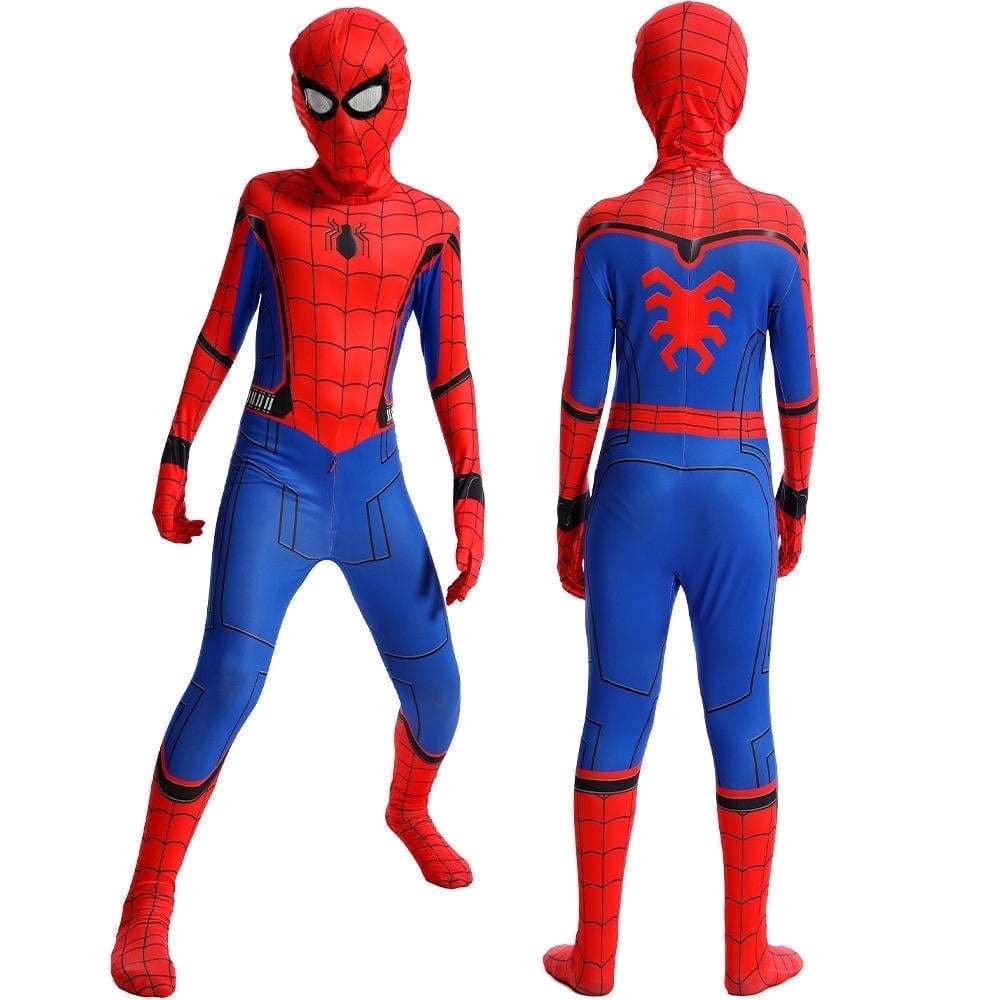 Wadan Boys Spiderman Costume – 3D Style Cosplay Jumpsuit, Spandex ...