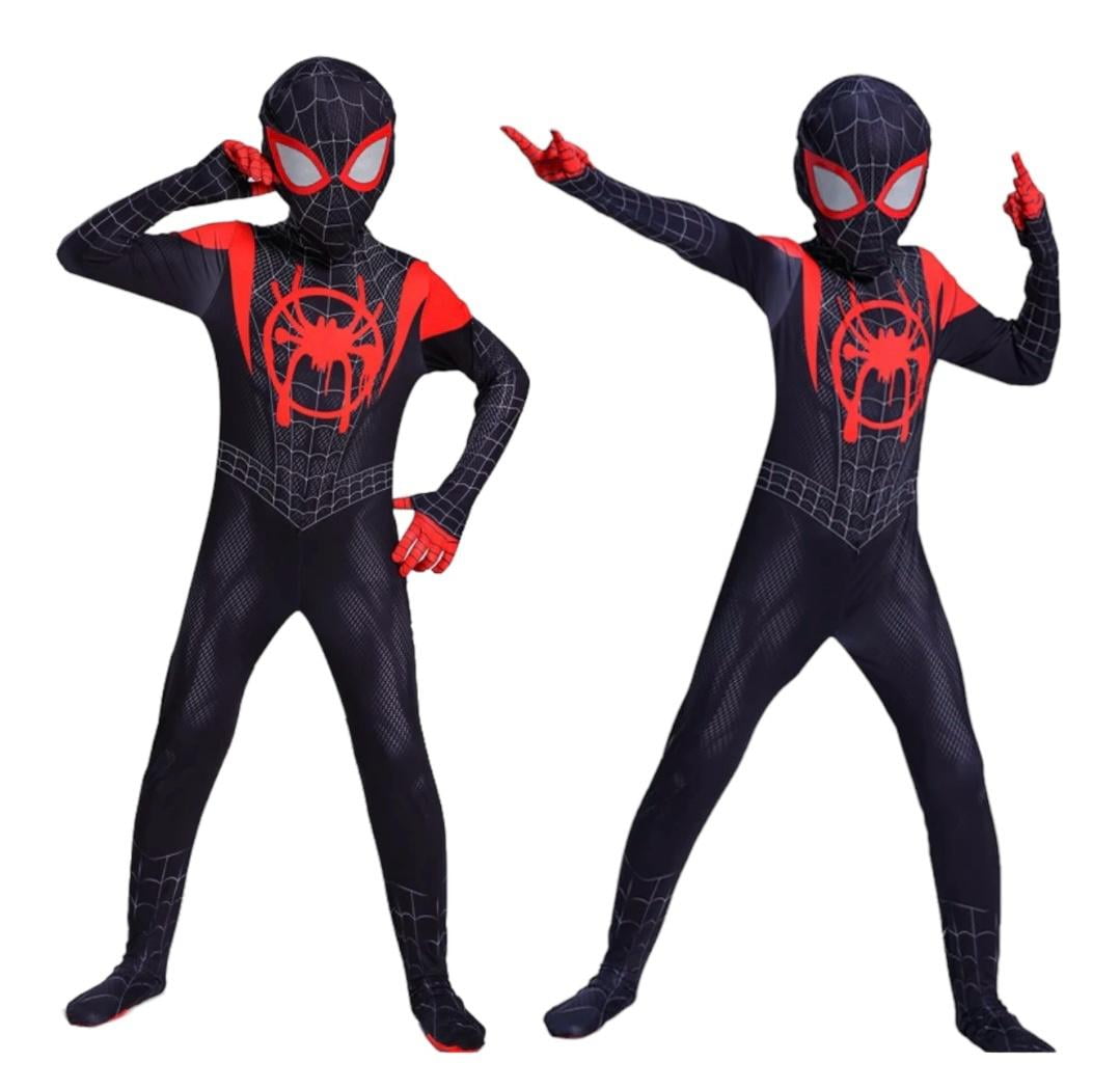 Wadan Spiderman Costume, Long Sleeve Jumpsuit with Mask, Polyester ...