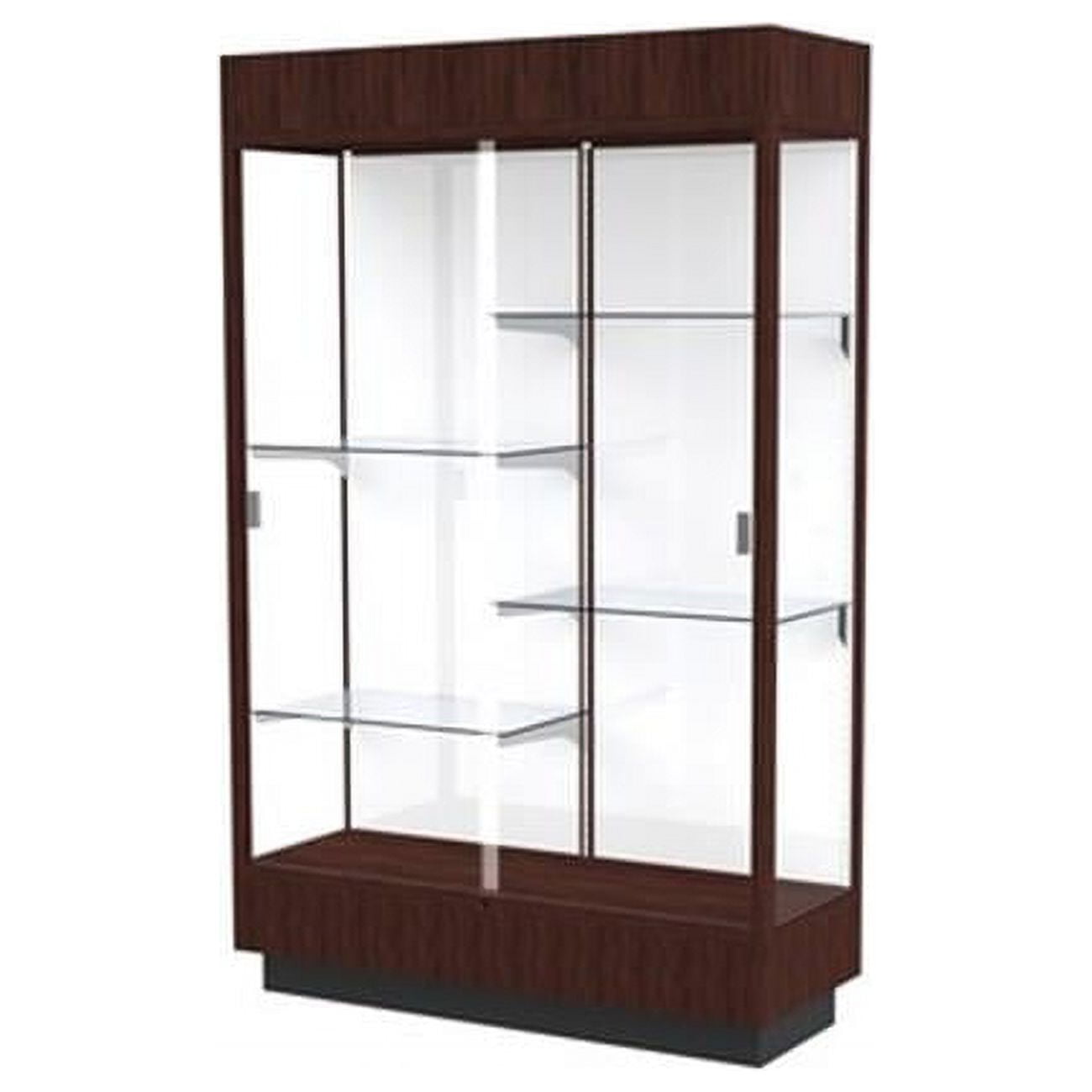 Waddell Heritage Series Floor Display Case with Lighted Cornice ...