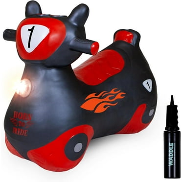 Toddler Boys and Girls Farm Hopper Bounce Toy, Bright Pink Cow ...