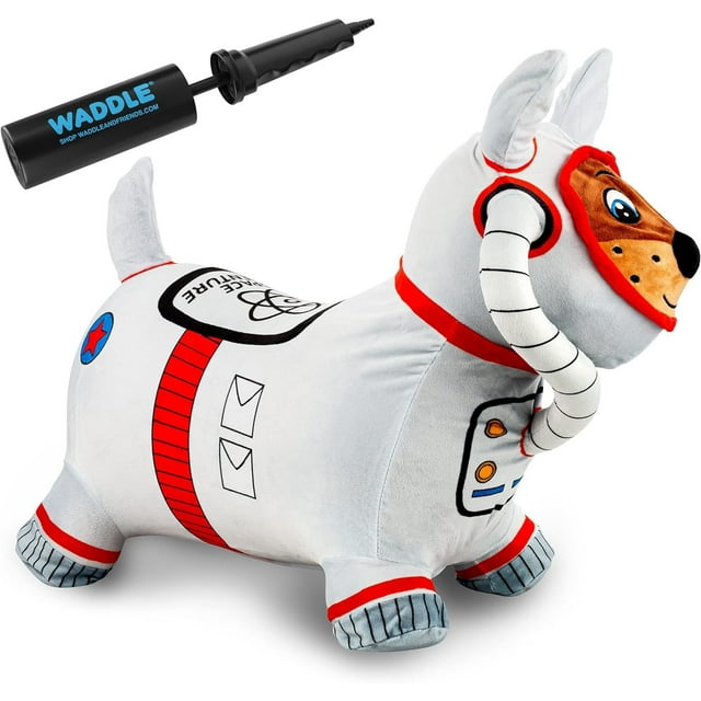 Waddle Hopper Animal Plush Toy for Toddlers and Kids, Pump Included ...