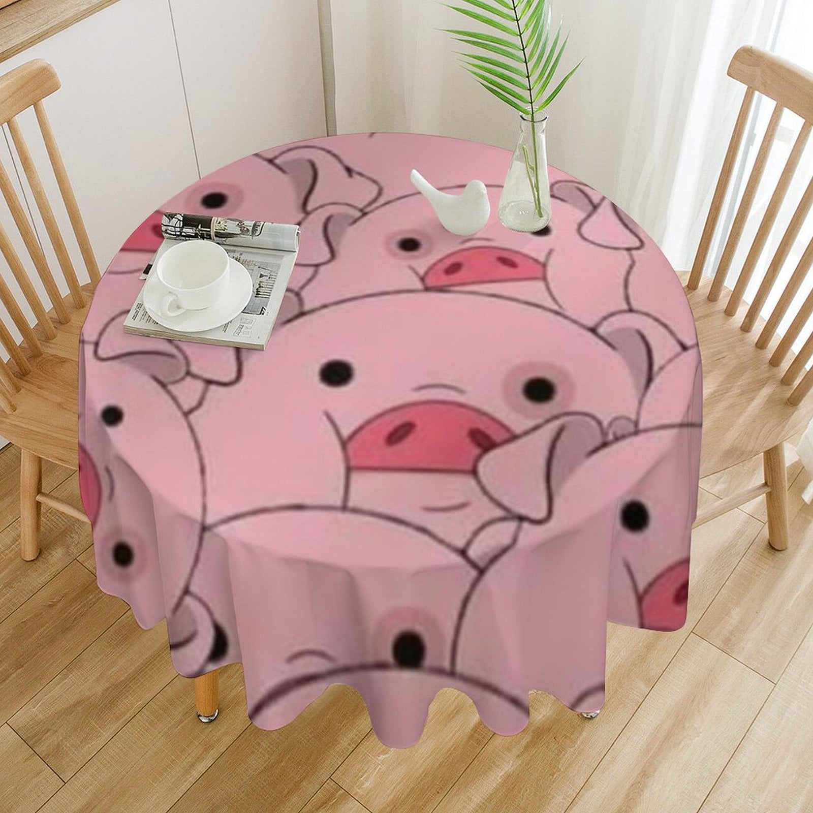Waddles Tablecloth Anime for Dining Table Picnic Gift 70x70in Waddles ...