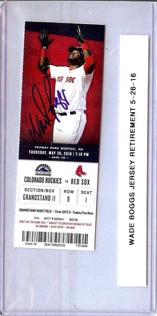 Redsox Ticket