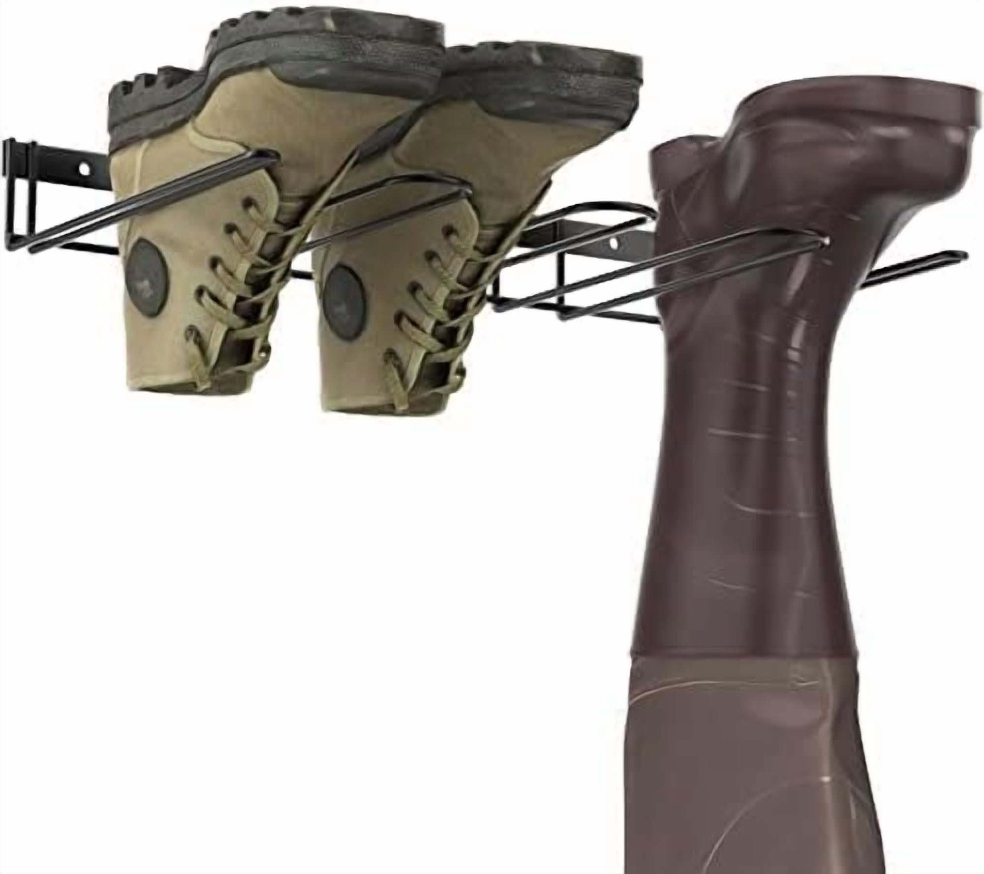 Wader Boot Hanger Wall Mount - (2 Pair) Sturdy Metal Boot Rack, Tall ...