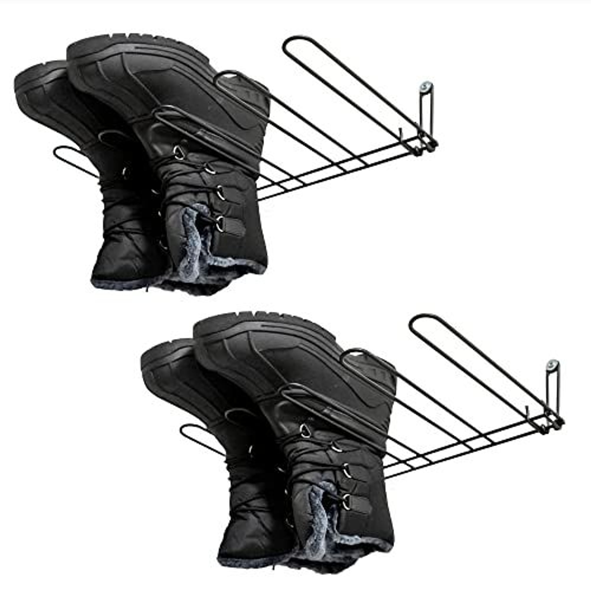 Wader Hangers - 4 Pair Hanging Boot Rack - Great for Work Boots, Cowboy ...