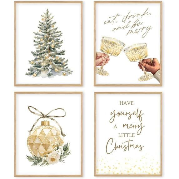 Wades Blue Christmas Winter Unframed Wall Art Prints - Blue Christmas ...