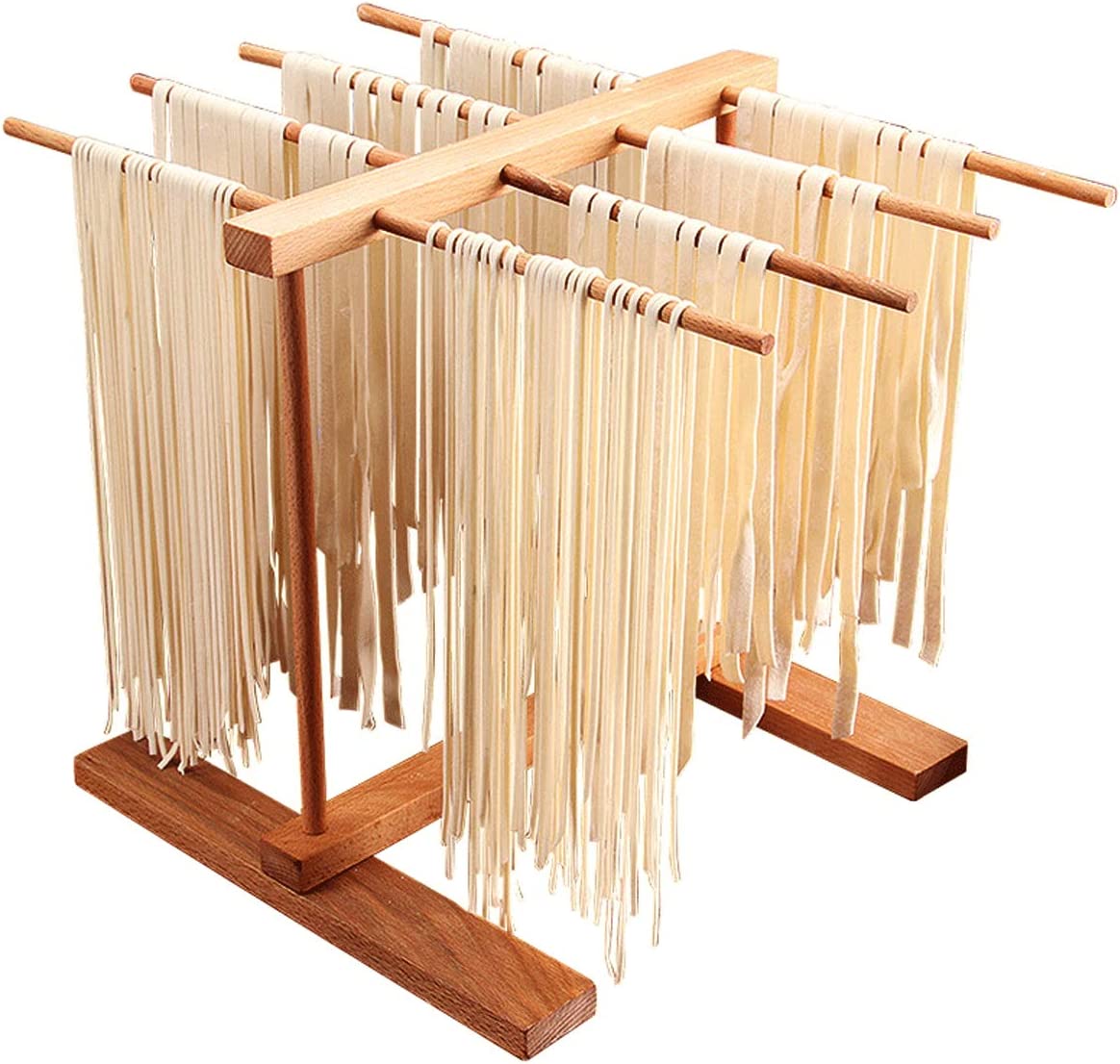 Pasta Drying Rack by Cucina Pro- All Natural Wood Construction Stander ...