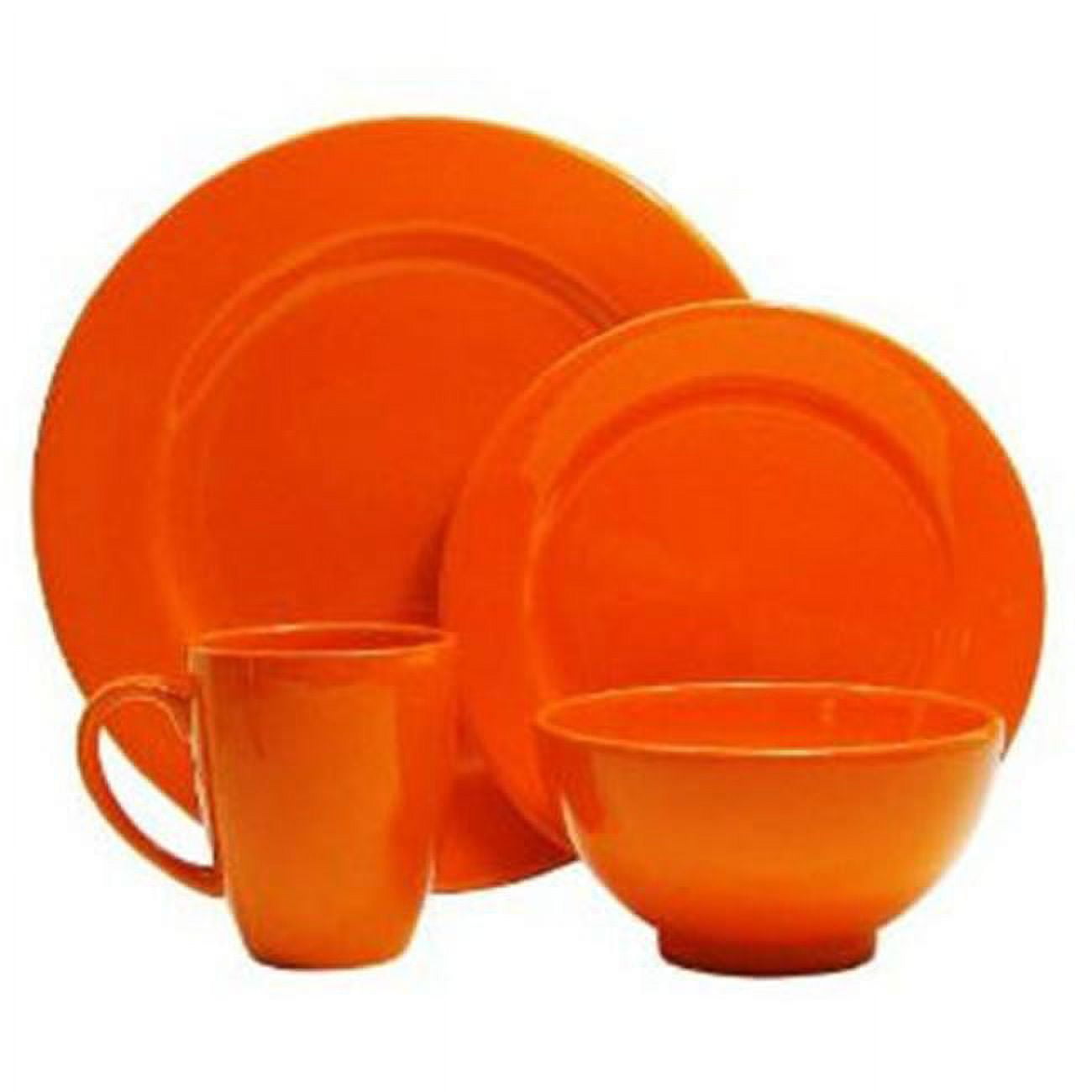 Waechtersbach 7704PC6029 4 Piece Place Setting Fun Factory Orange ...