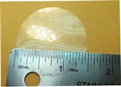 Wafer Seals Clear Transparent Circle Dot Stickers | 1.5" Inches Round ...