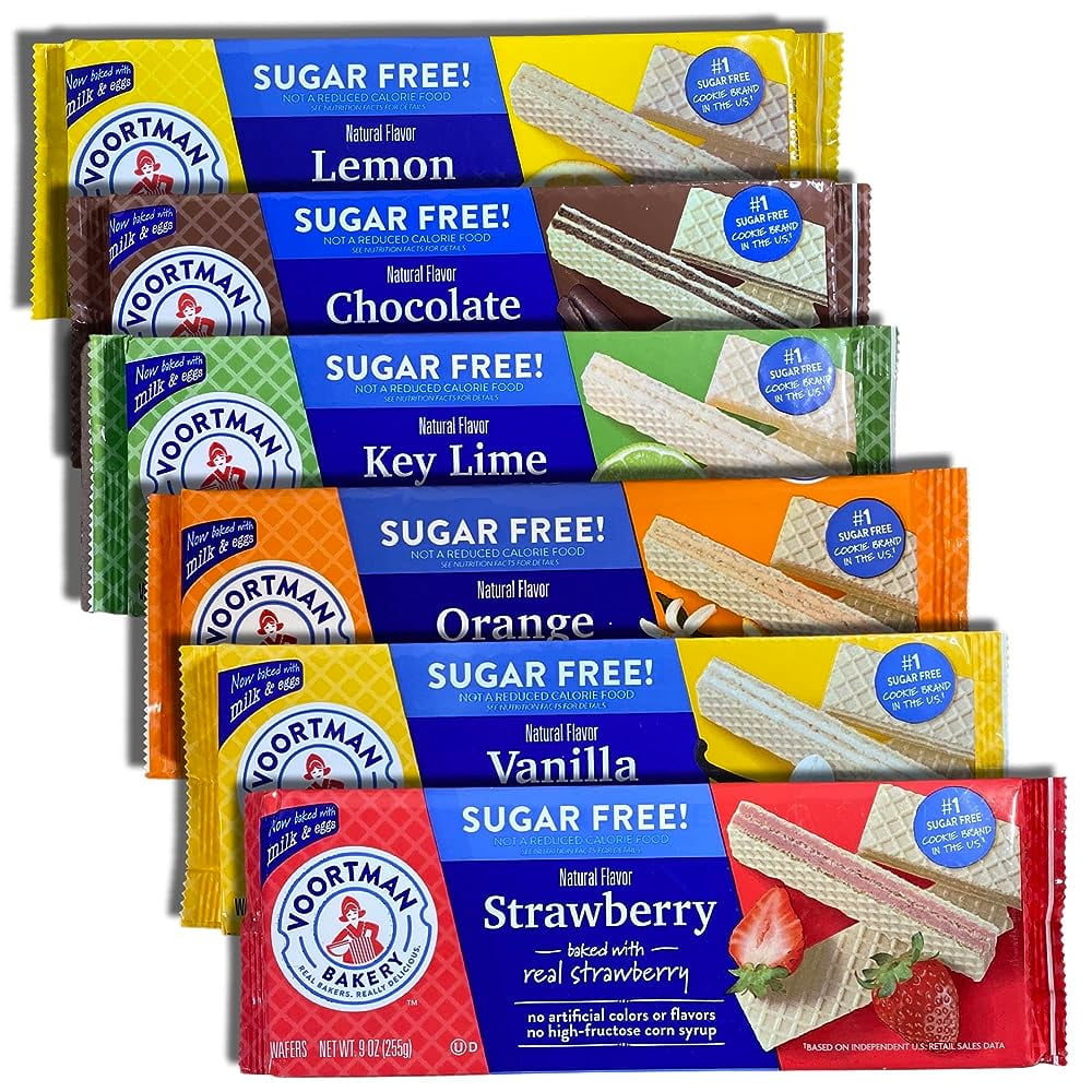 Wafers by | 9 Ounce | 6 Flavors (Chocolate, Lemon, Orange, Key Lime ...