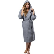LOTUS LINEN Women's Waffle Kimono Lightweight Robes - Cotton Bath Robe ...