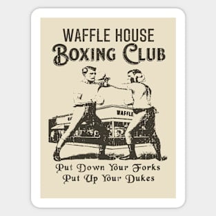 Waffle House Boxing Club Sticker Phone Decal Water Bottle Stickers Car ...