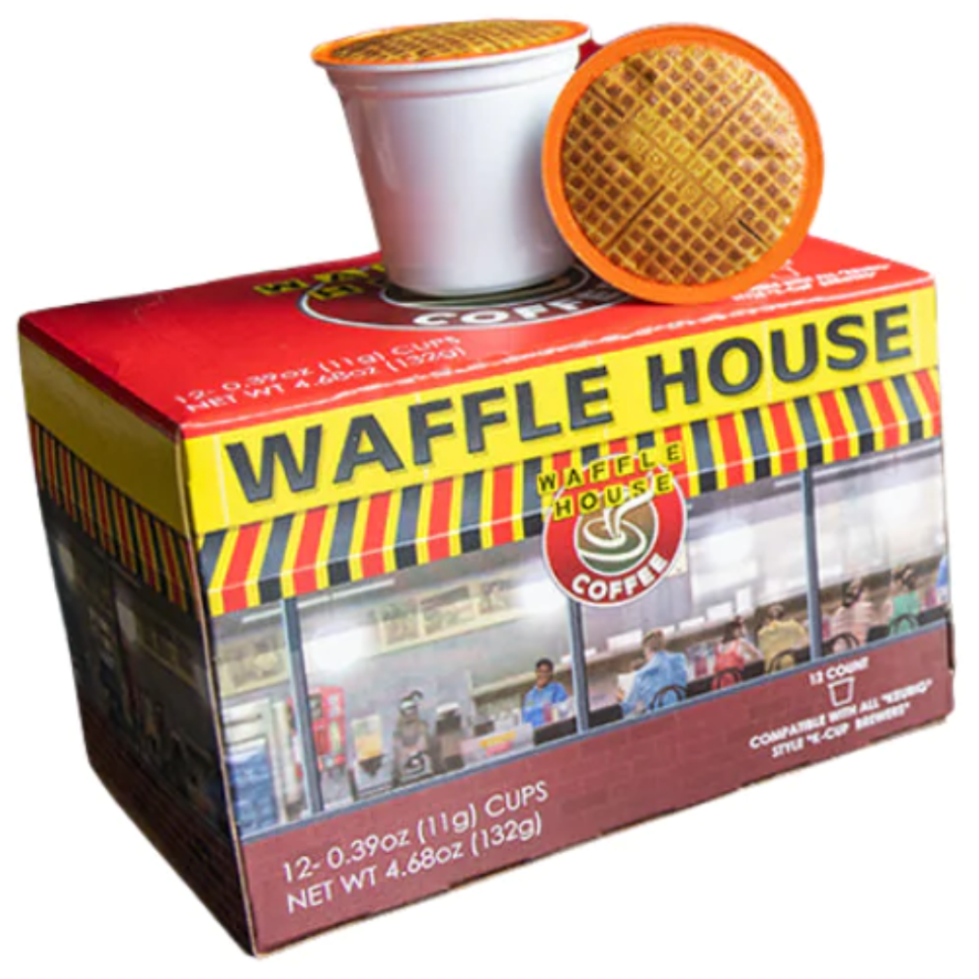 Waffle House K Cups Coffee - Classic Blend - Single-Serve Medium Roast ...