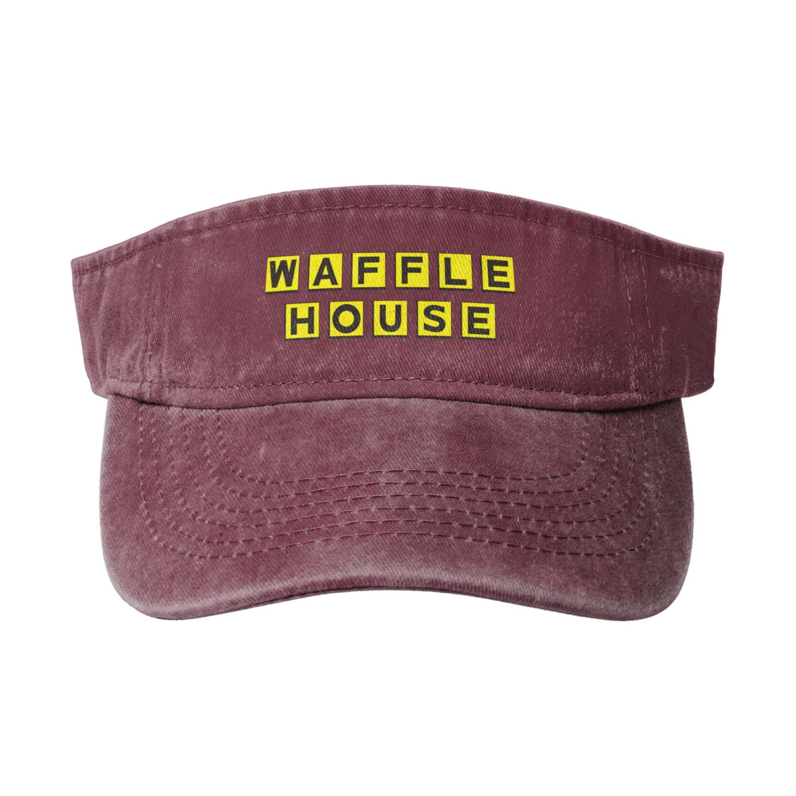 Waffle House Sun Visor Hats for Women Men Adjustable Sports Sun Hats Golf Cap Adjustable Sport ...