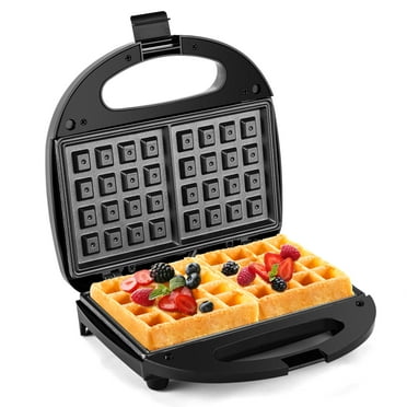 Compact 2-Slice Non-Stick Waffle Maker with Indicator Lights, Cool Touch Handles - Walmart.com