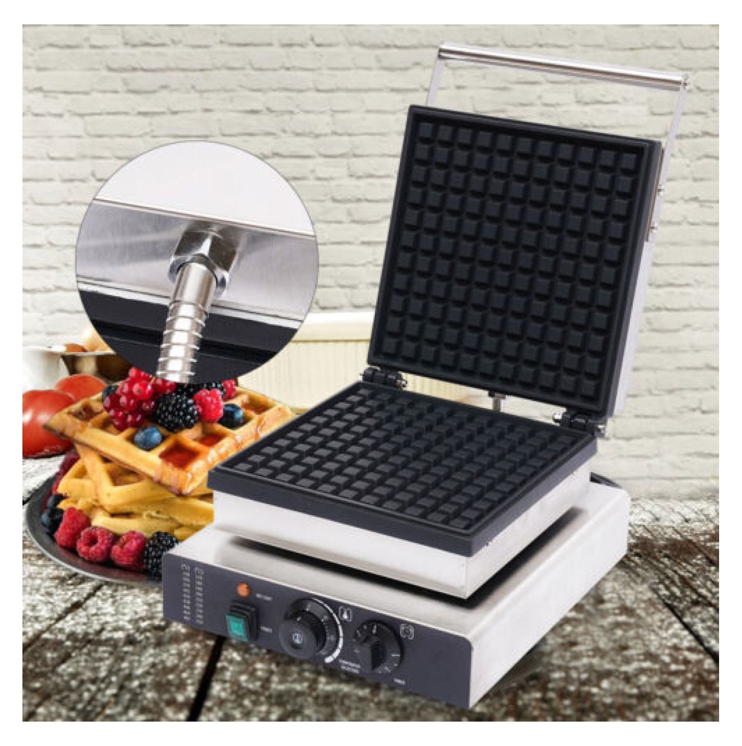 Waffle Maker Electric Machine Square Nonstick Waffle Making Machine ...