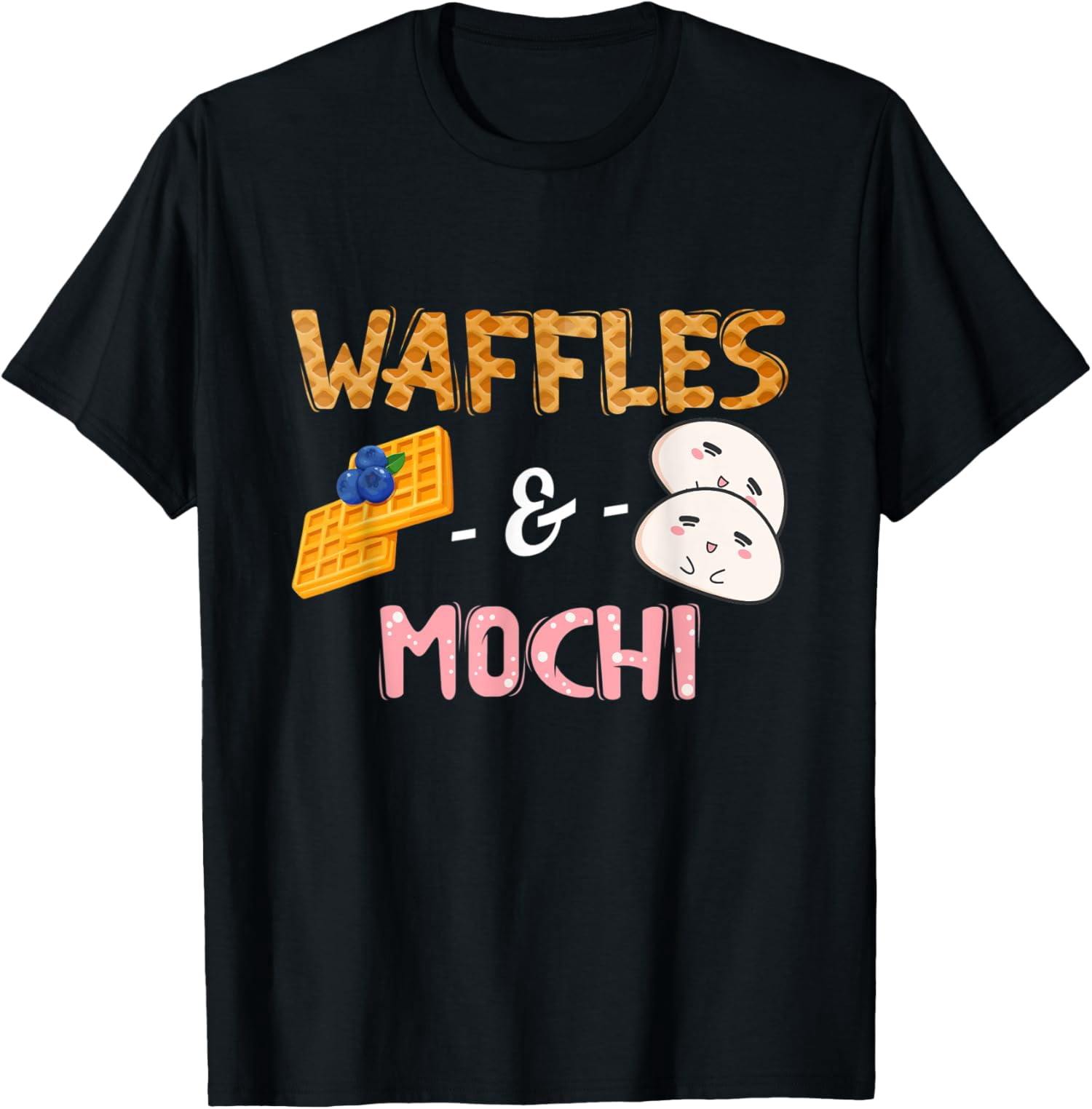 Waffle Mochi Ice Cream Japanese Dessert Lover T-Shirt - Walmart.com